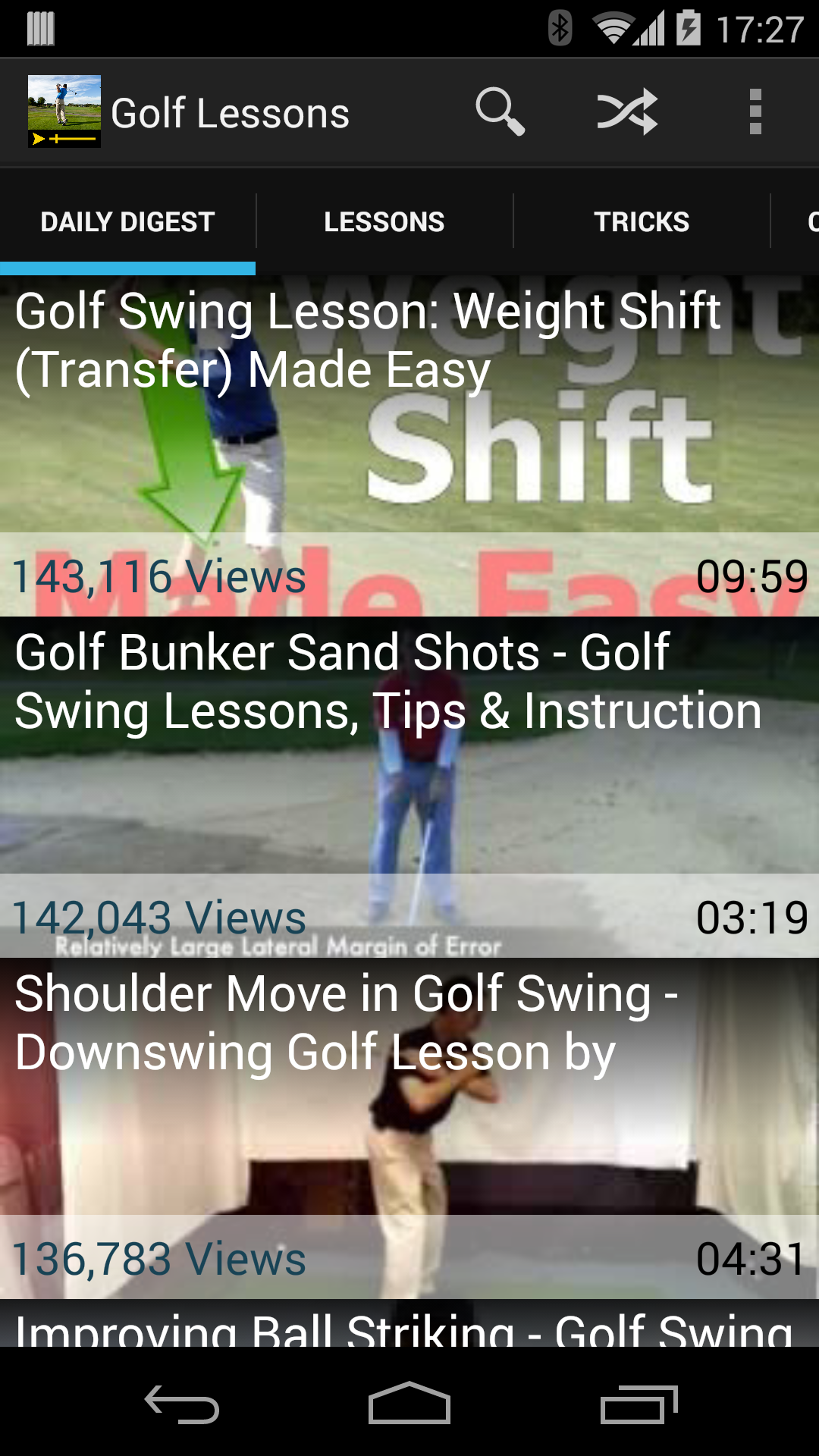 Golf Lessons - App on Amazon Appstore