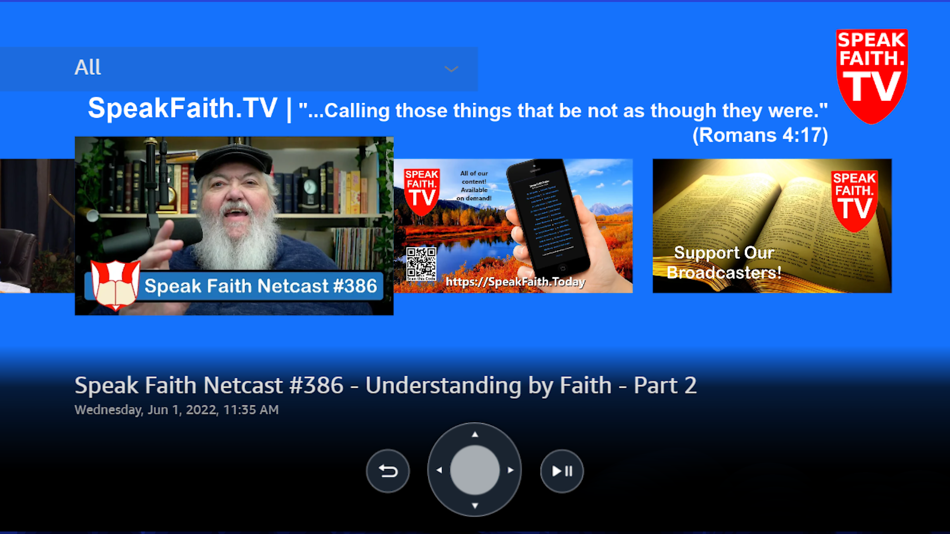 SpeakFaith.TV - App on Amazon Appstore