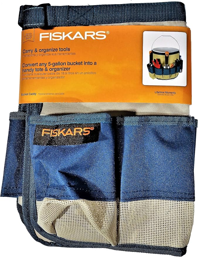 Amazon.com: Fiskars Blue Tool Organizer Garden Bucket Caddy : Patio ...