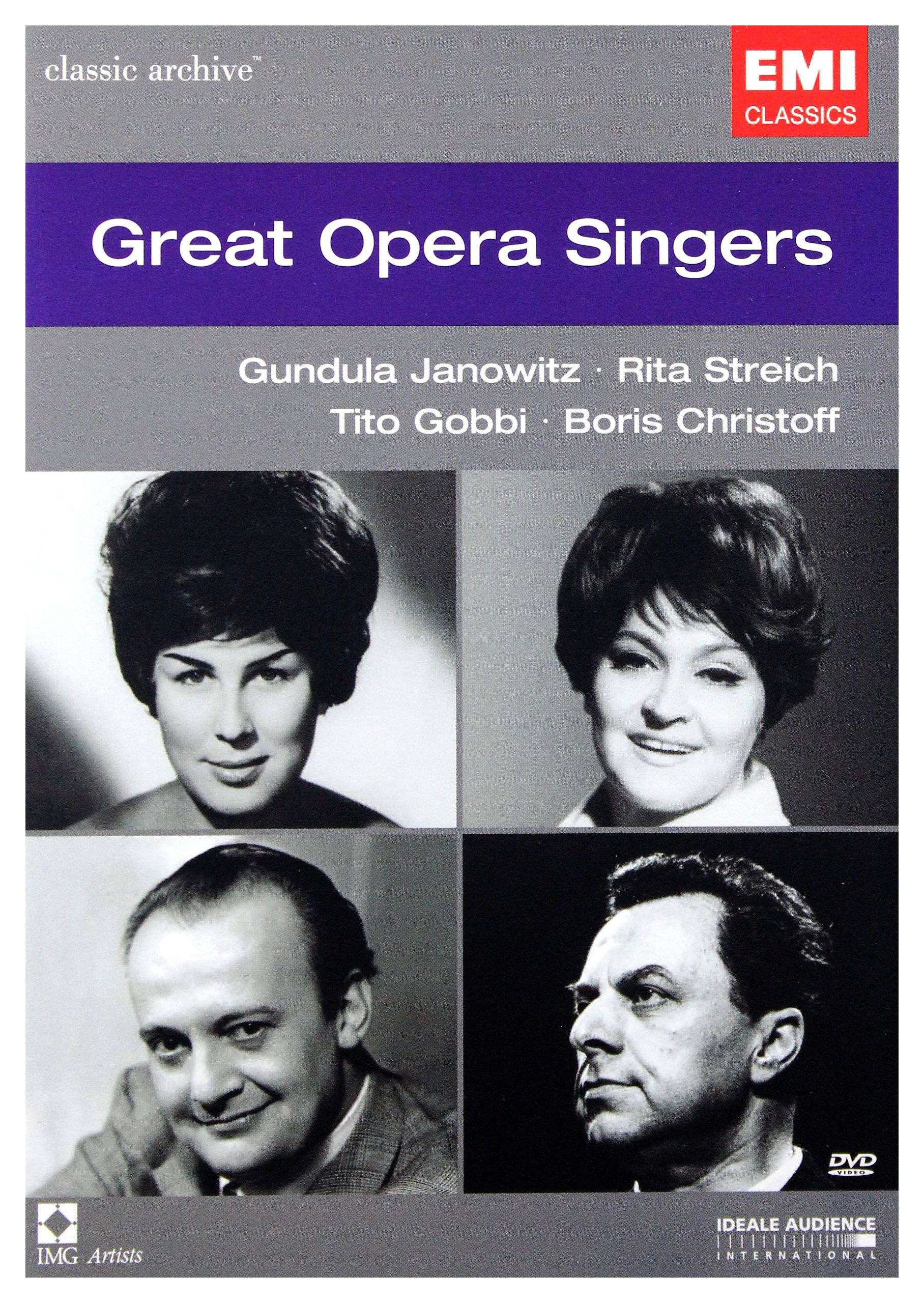 Great Opera Singers [Alemania] [DVD]: Amazon.es: Gundula Janowitz, Rita ...