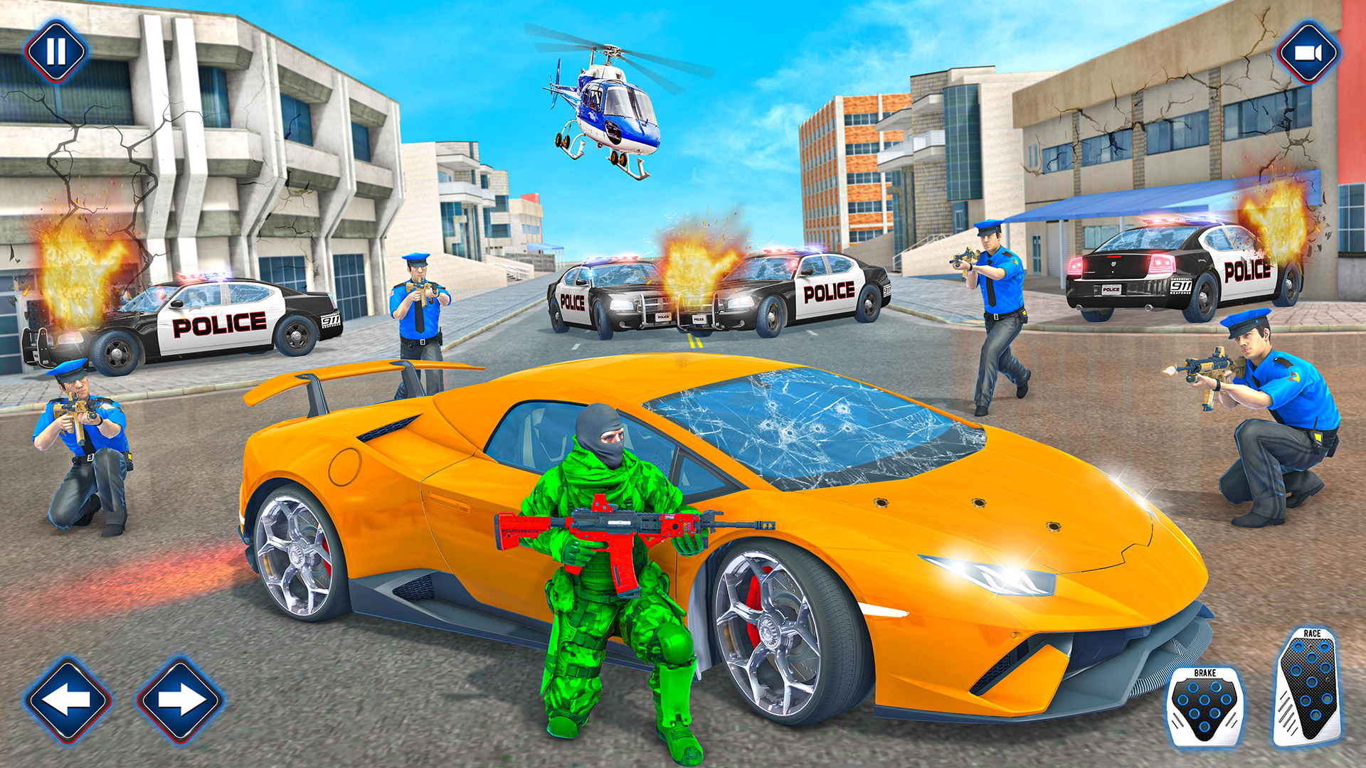 Police Car Driving- Police Gangster Shooting Games - App on Amazon Appstore