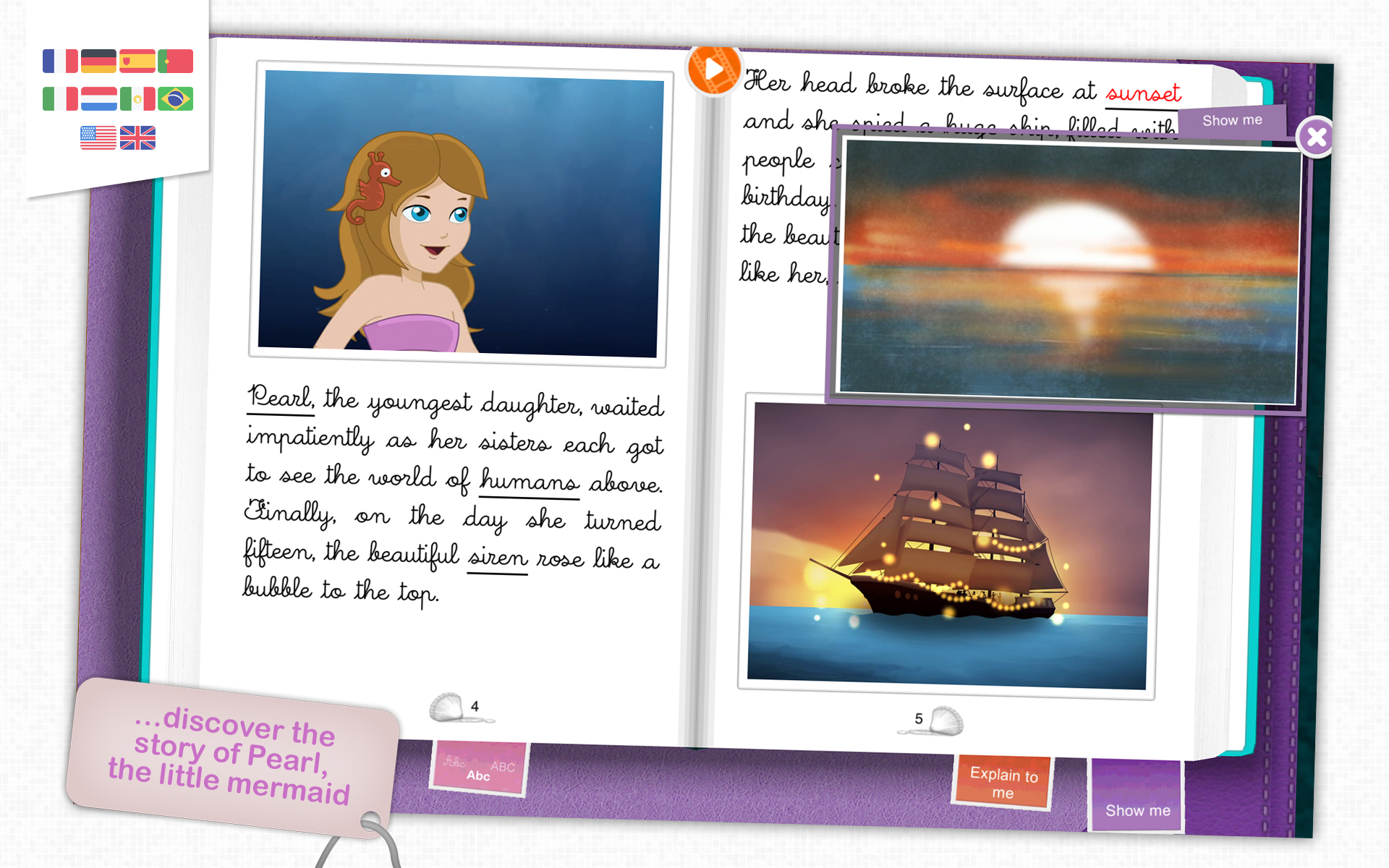 The Little Mermaid - Interactive book for kids - App on Amazon Appstore