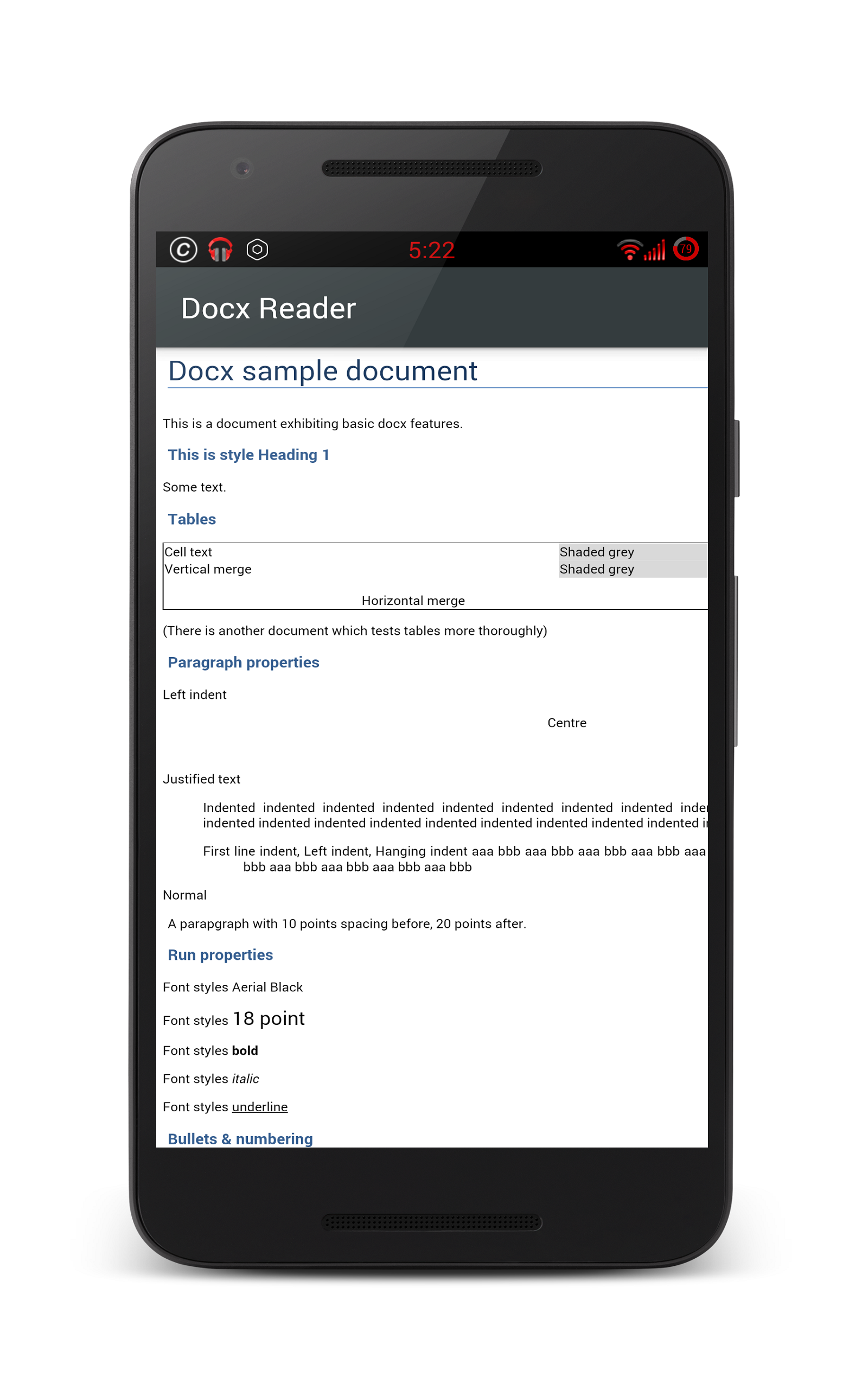 Docx Reader - App on Amazon Appstore