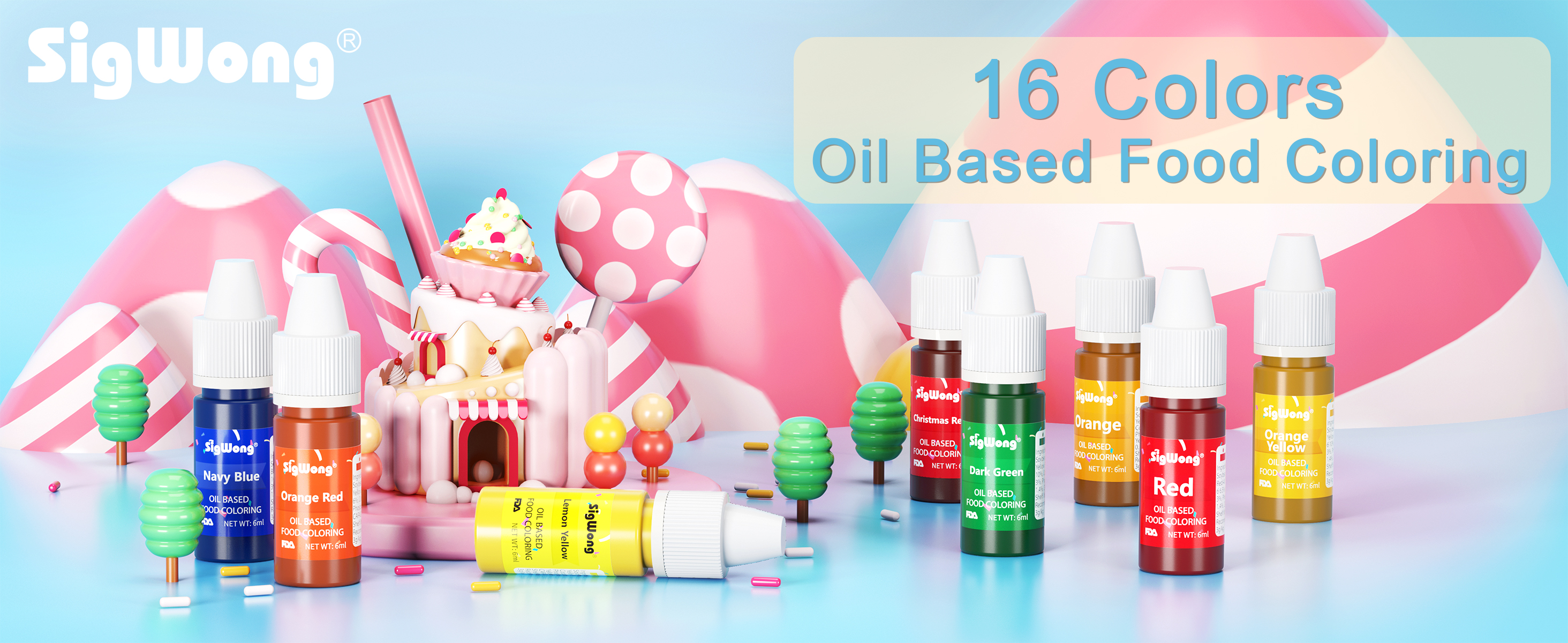 Snapklik.com : Oil Based Food Coloring For Chocolate - SigWong 16 ...