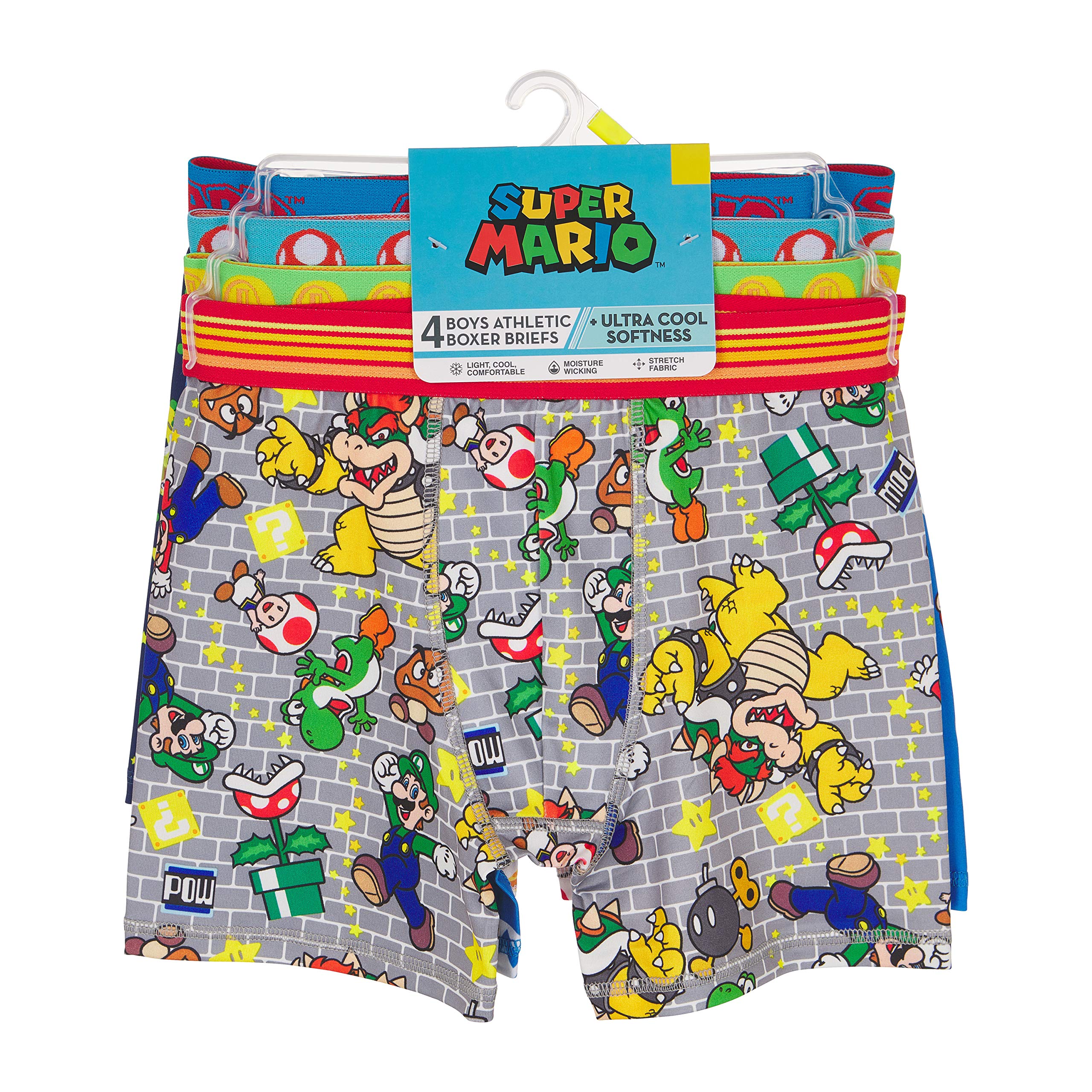 Snapklik.com : Nintendo Super Mario Athletic Boxer Briefs