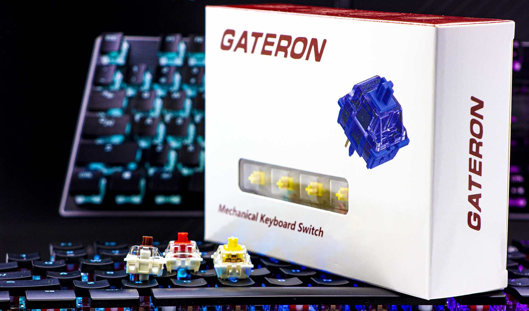 Watch Gateron G PRO 3.0 linear yellow red brown pre lubed switch on ...