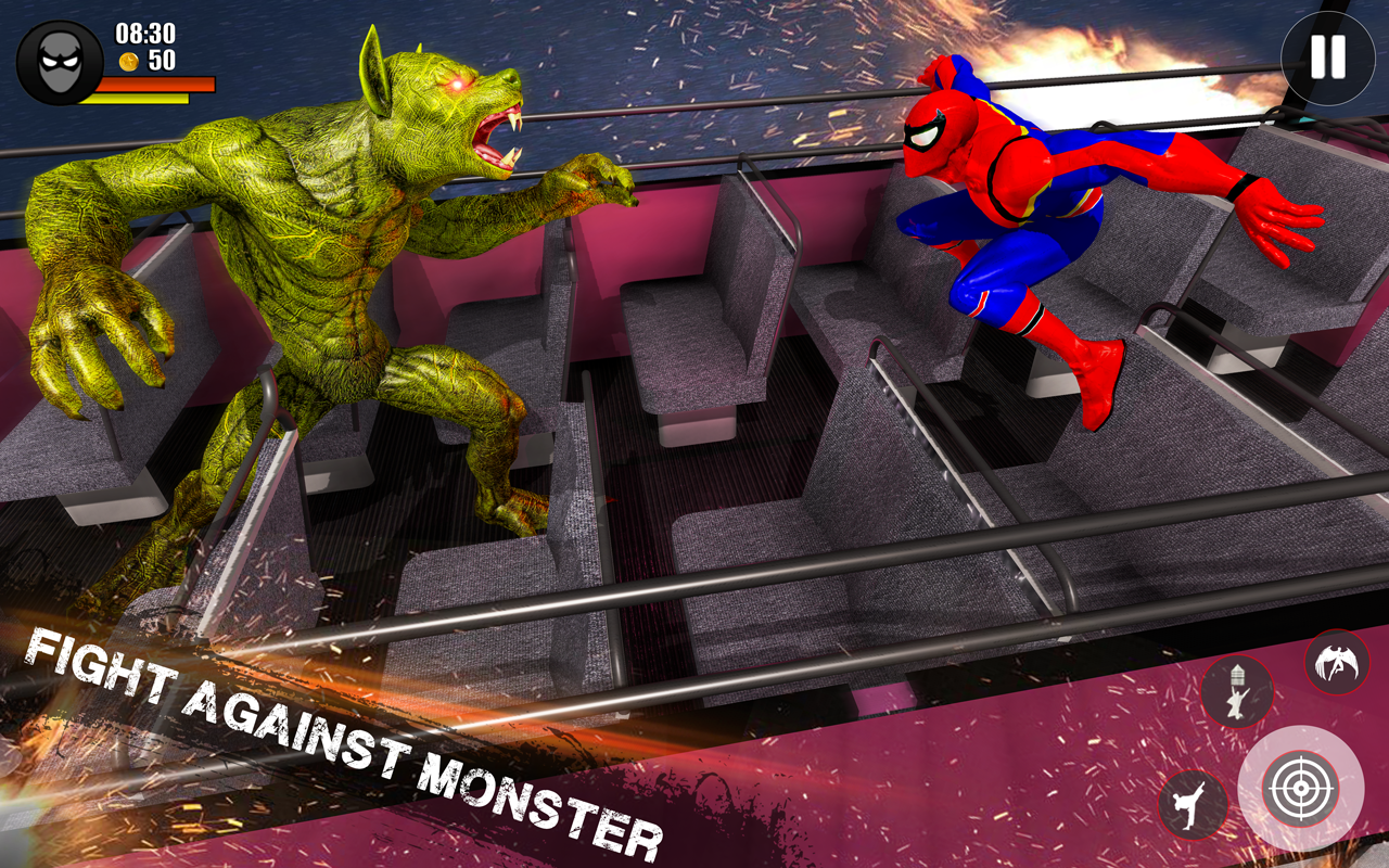 Spider Rope Hero Game: Spider Fighter Game, Spider-man Game: Superhero ...
