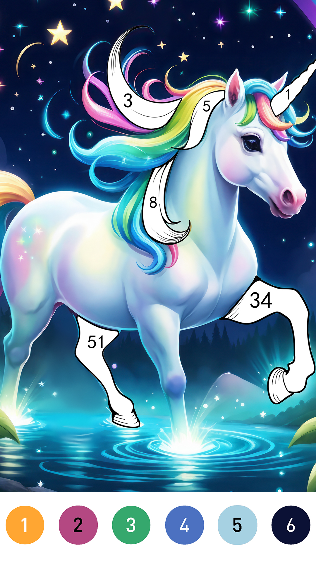 Fantasy Color By Number Game - App on Amazon Appstore