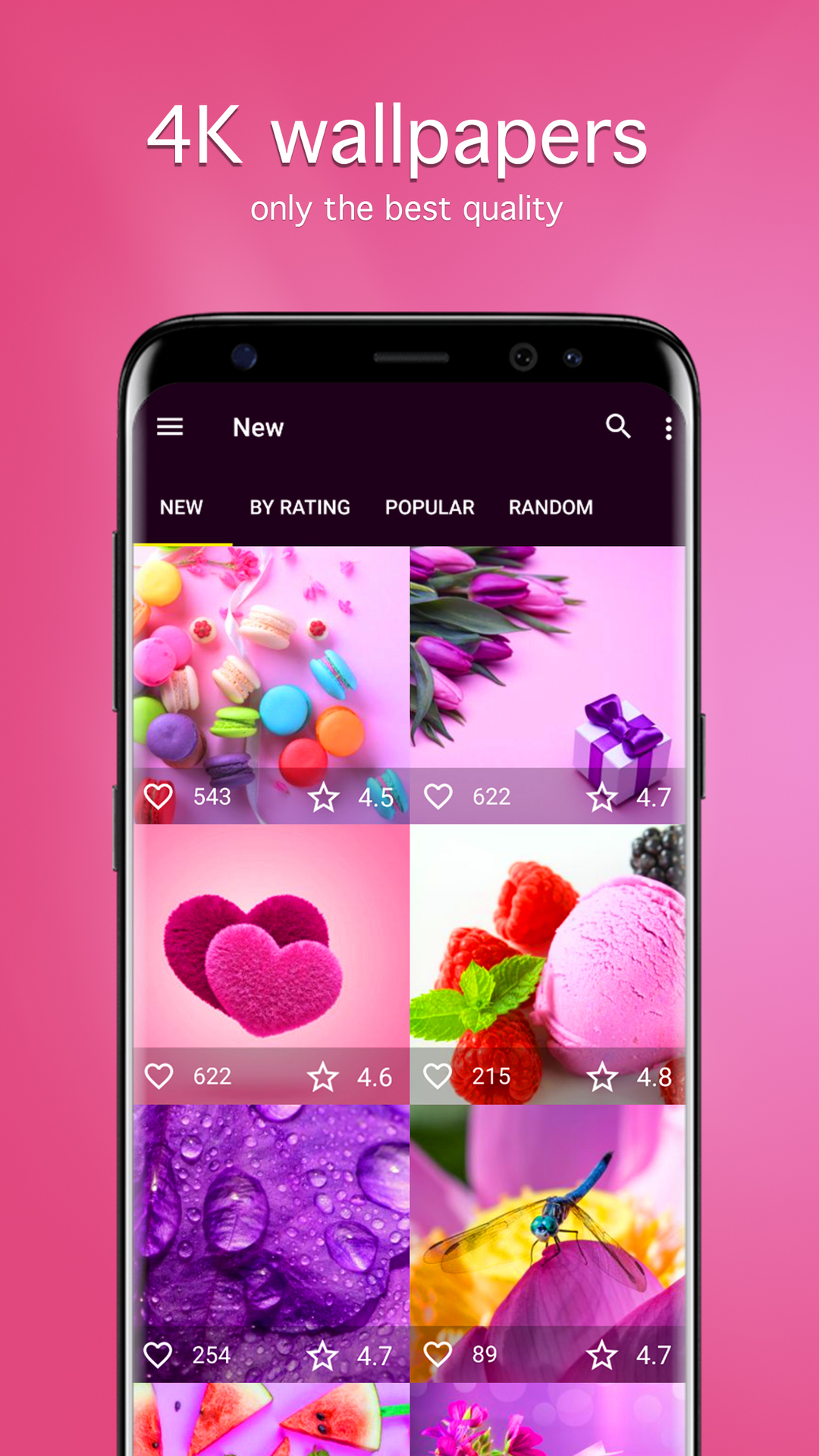 Pink Wallpapers and Backgrounds apps 4k - App on Amazon Appstore