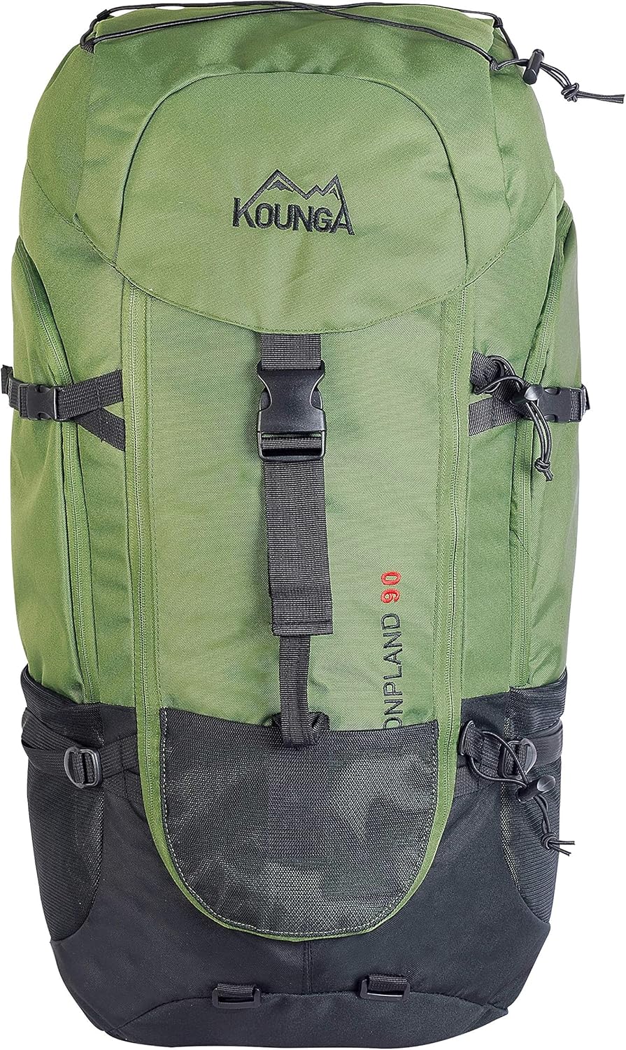 Amazon.com : Kounga Hiking Bonpland, Dark Green, 90L : Sports & Outdoors
