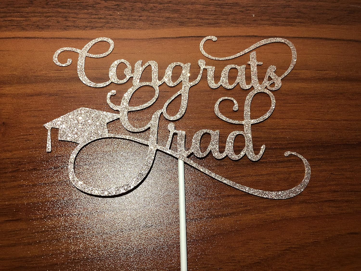 Rose Gold Glitter Congrats Grad Cake Topper - Philippines | Ubuy