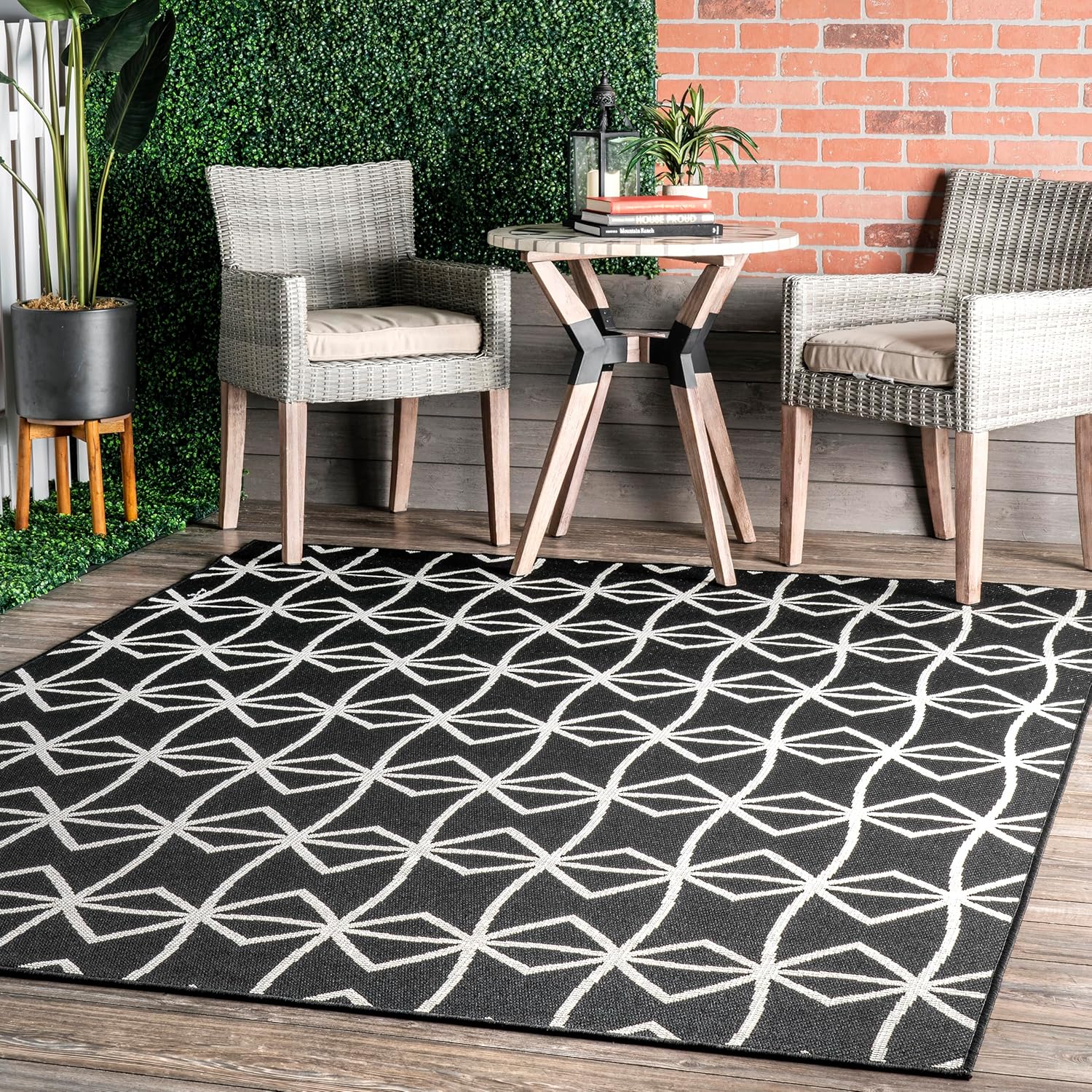 Amazon.com: nuLOOM 4' x 6' Outdoor Performance Area Rug, Stain ...