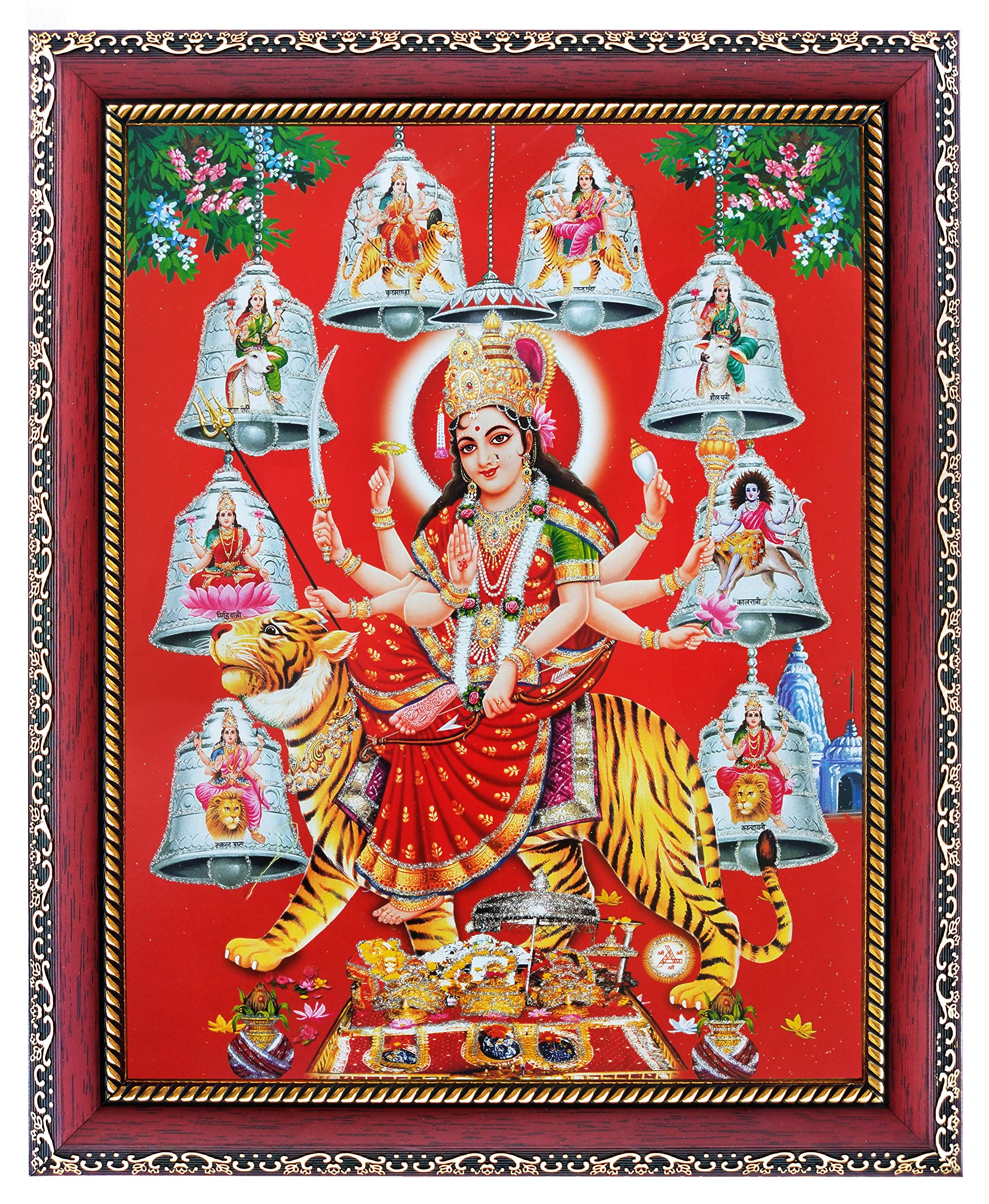 Buy KHANNA Durga maa/ambe/sherawali/nav Durga on Tiger/MATA vaishno ...