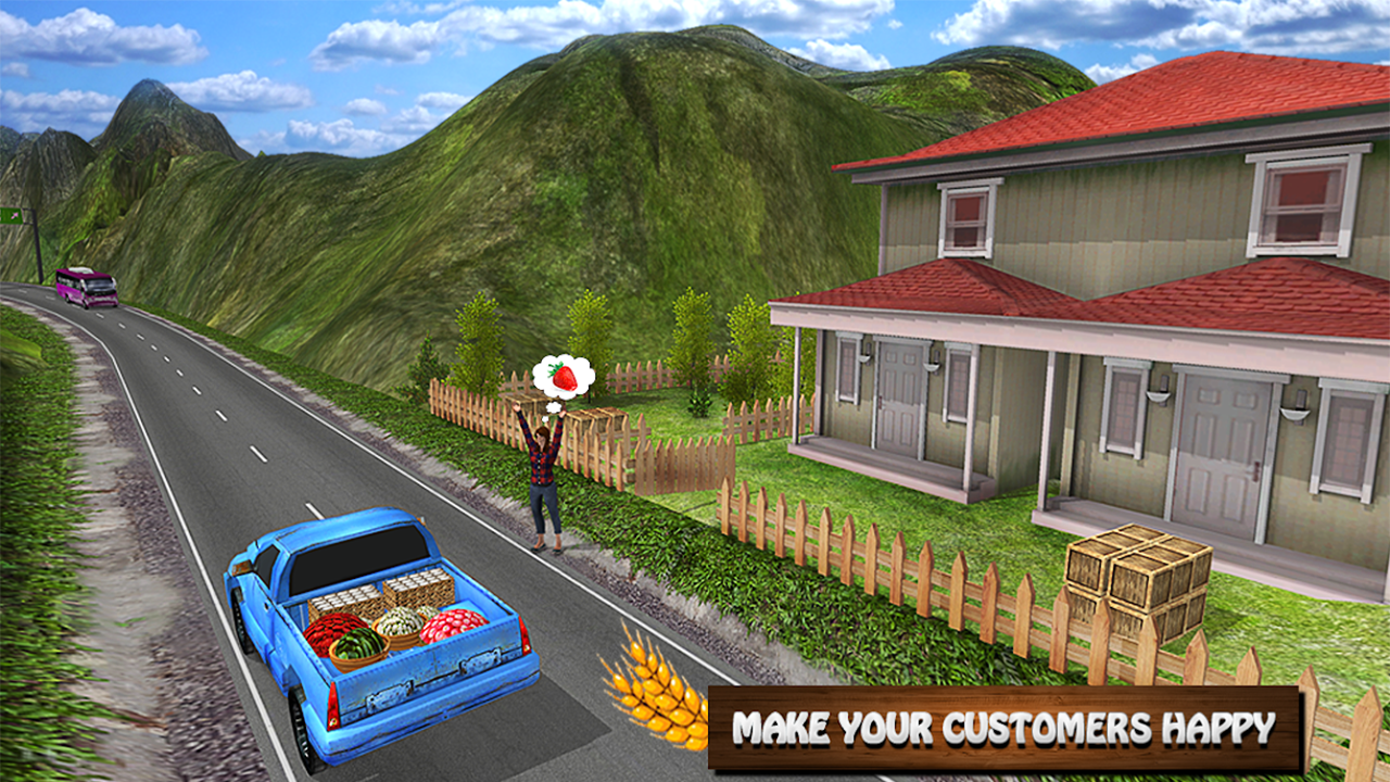 Extreme Drive Hill Farm Truck Parking Simulator Game: Cargo Transporter ...