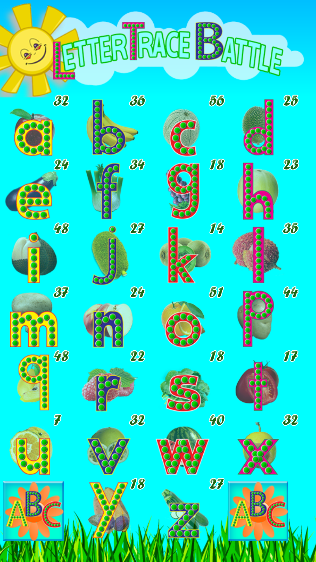 Letter Trace Battle - App on Amazon Appstore