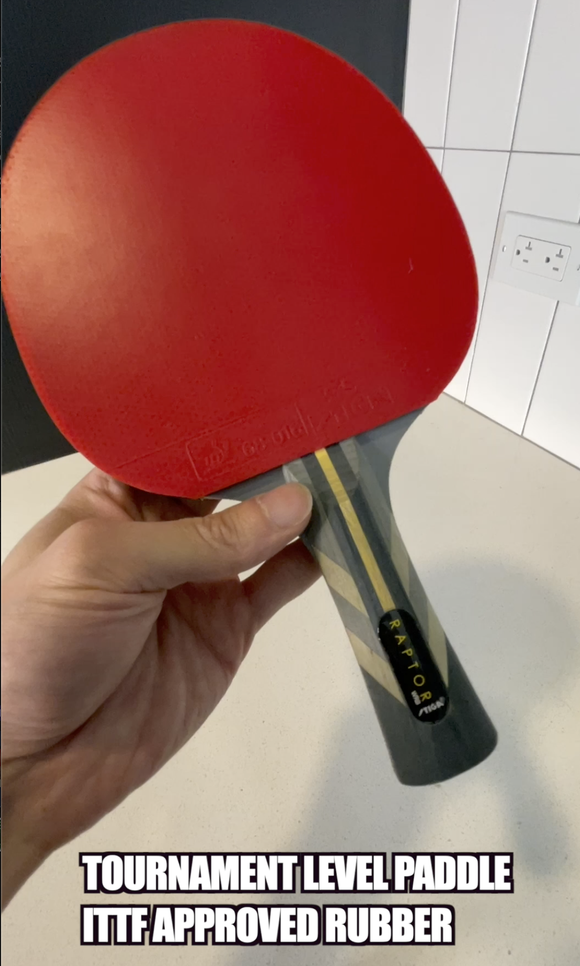 Watch Built for Competition - STIGA Raptor Table Tennis Racket on ...