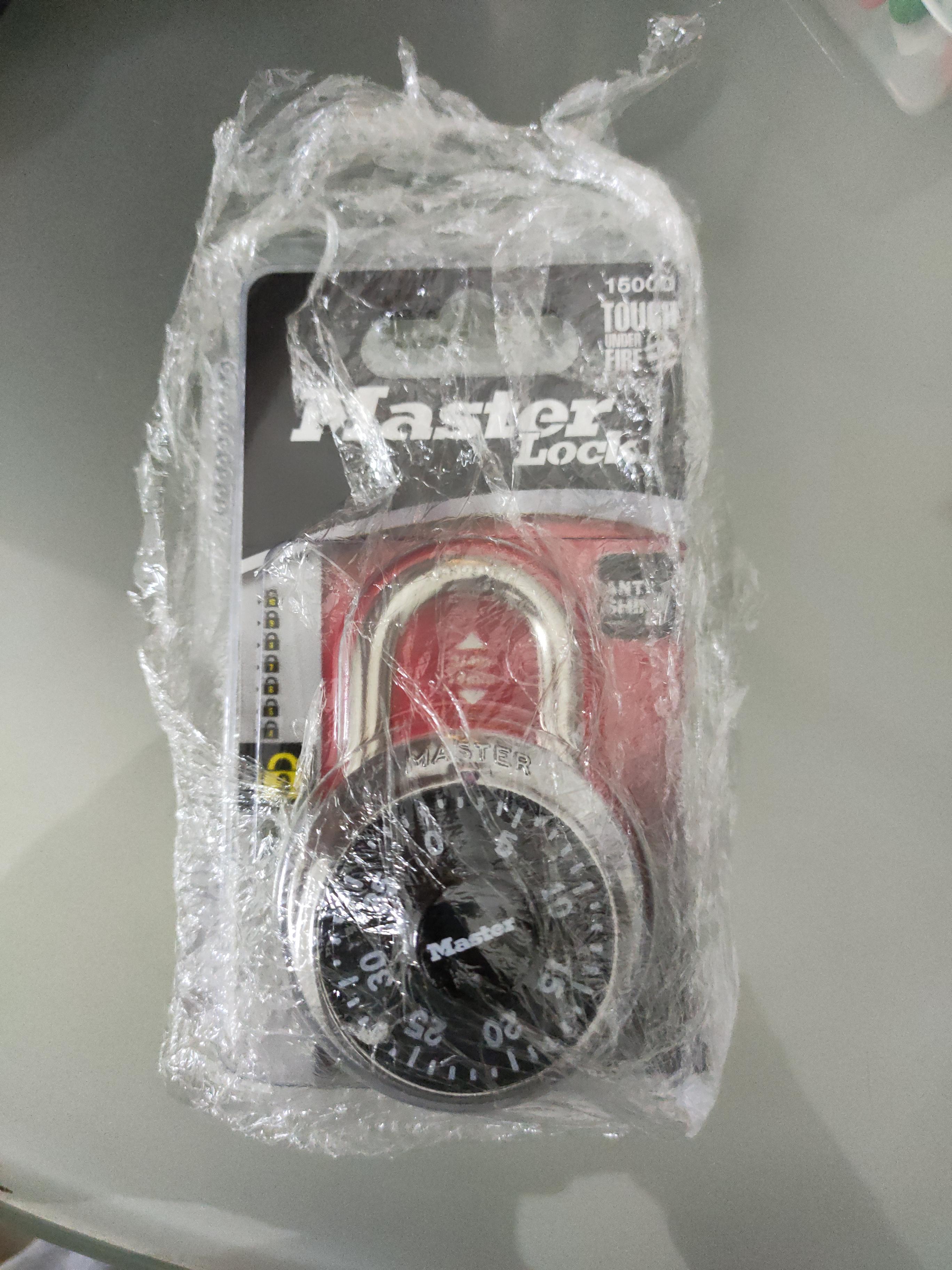 Master Lock 1500D Dial Combination Lock, 1-7/8-inch, Black : Amazon.in ...