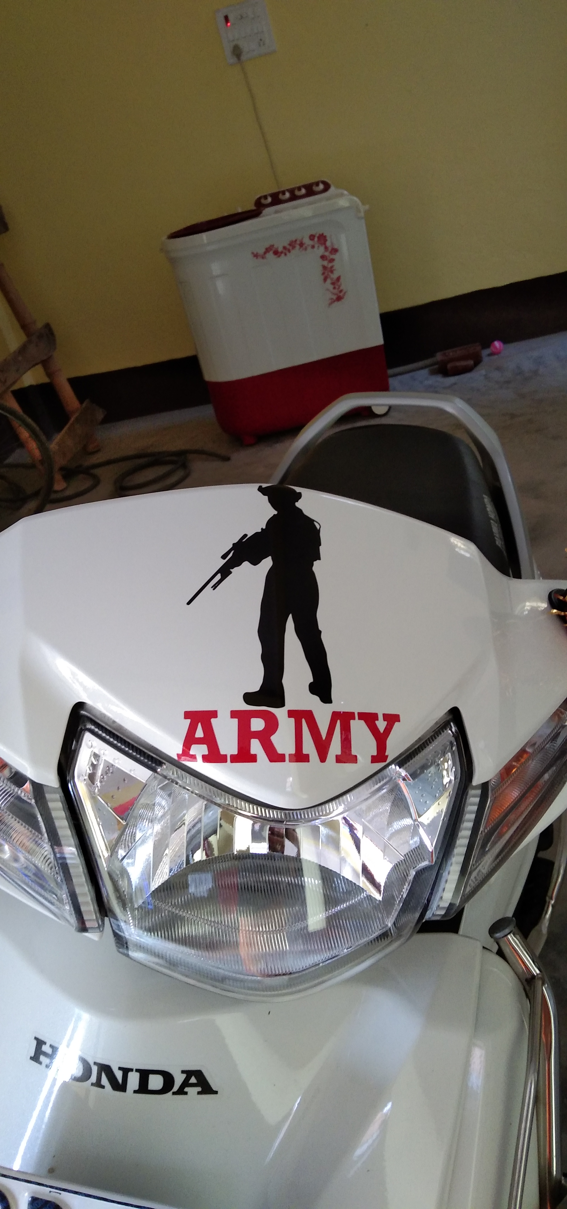 ARWY Army car Sticker for car Back Sticker for Army Logo Standard Size ...