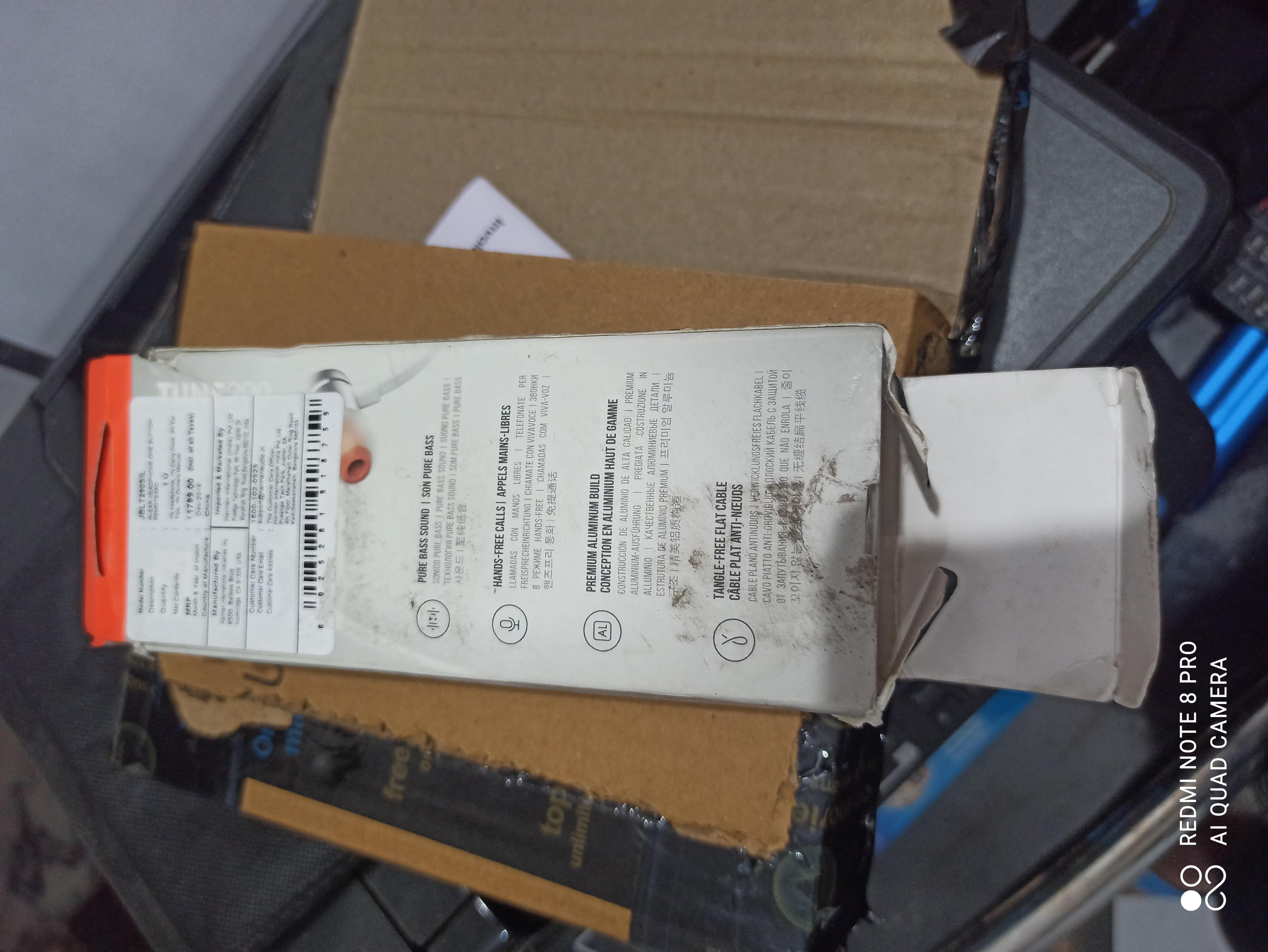 JBL T290 by Harman in-Ear Headphones with Mic (Silver) : Amazon.in ...