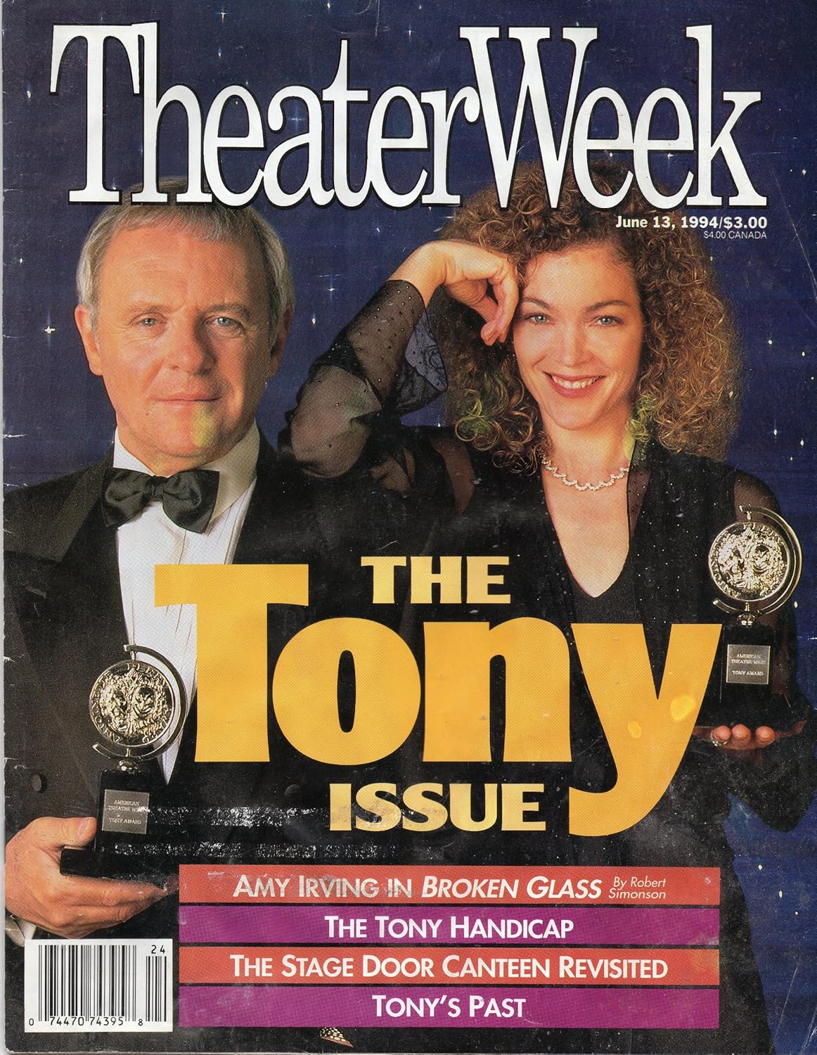 Theater Week Magazine - "The Tony Issue" - June 13, 1994 (Vol. 7) at ...