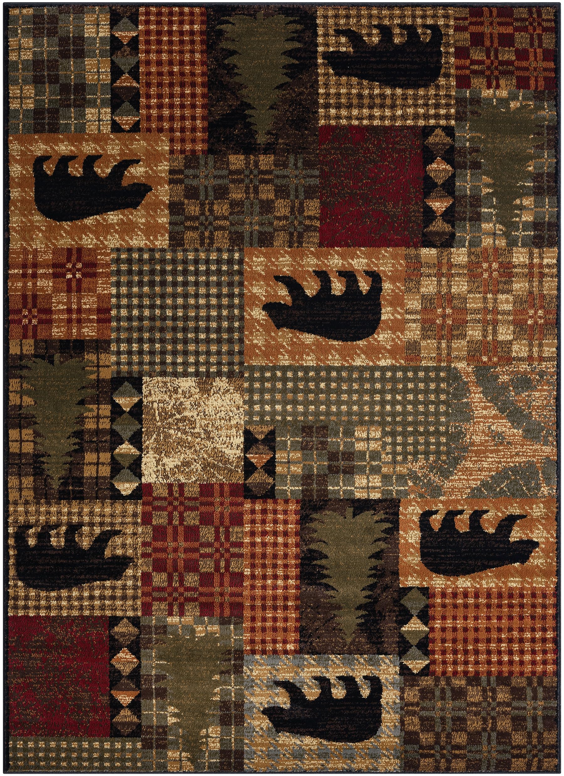 Amazon.com: Mayberry Rug SVA1110 7'10"x9'10" Scout Multi Area Rug