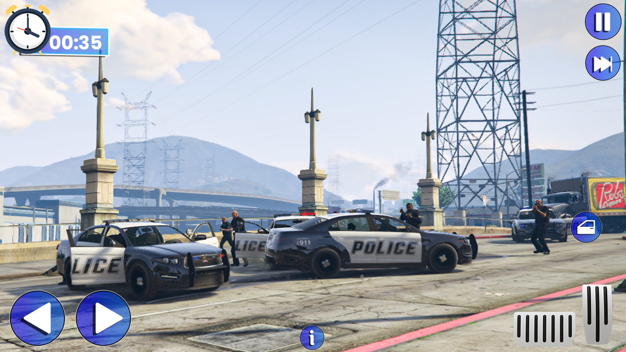 Real Open World Police Car Chase, Mafia City Games- Gangster Auto Town ...