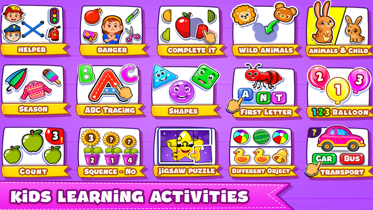 Toddlers Kids Games : Age 3-5 - App on Amazon Appstore