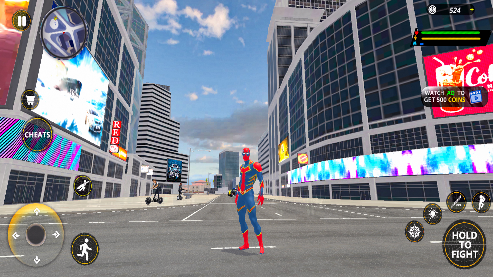 Flying Spider Superhero Fighter: City Battle Mafia Crime Action: Robot ...