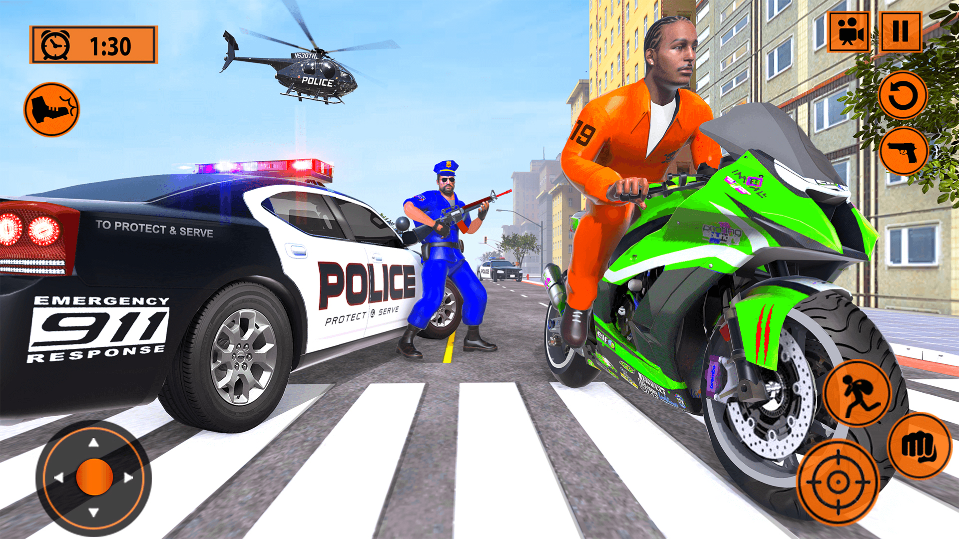 Catch Naughty Stickman Police Barry Prison Escape - Hiding Police Fun ...