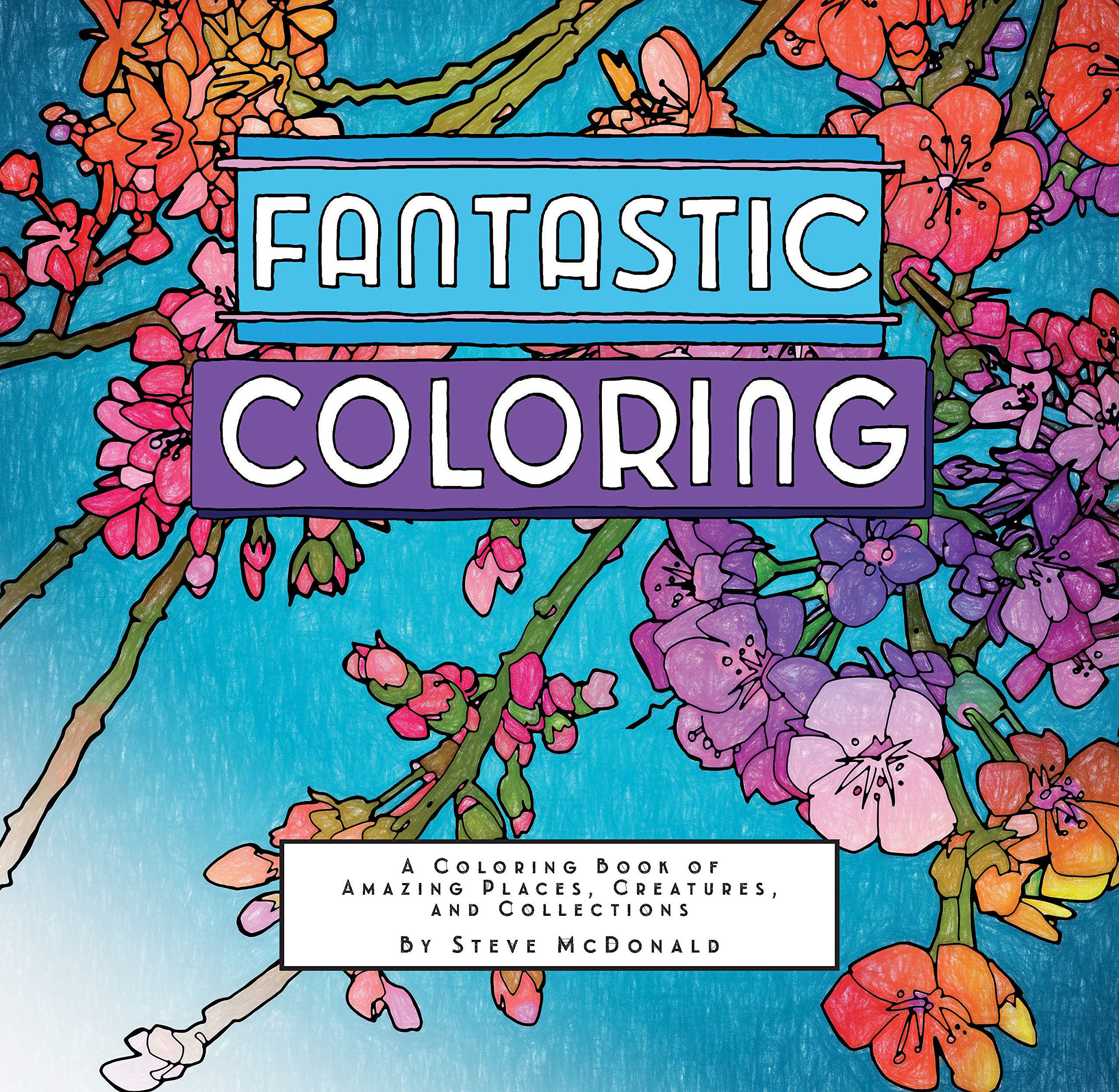 Fantastic Coloring: A Coloring Book of Amazing Places, Creatures, and ...