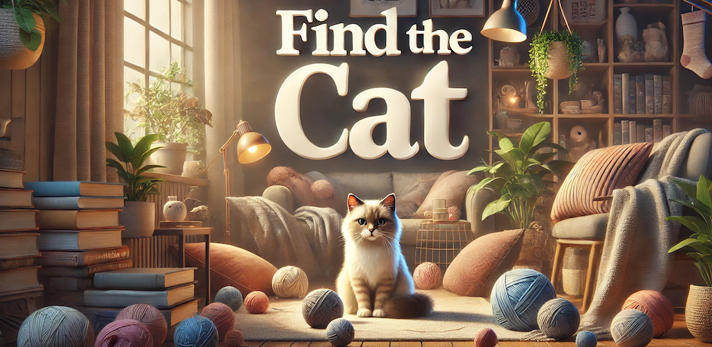 Find The Cat Hidden Object Game - Fun & Relaxing Puzzle for Kids & Cat ...