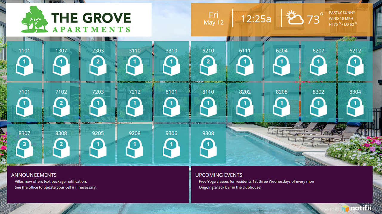 Notifii Track TV Display - App on Amazon Appstore