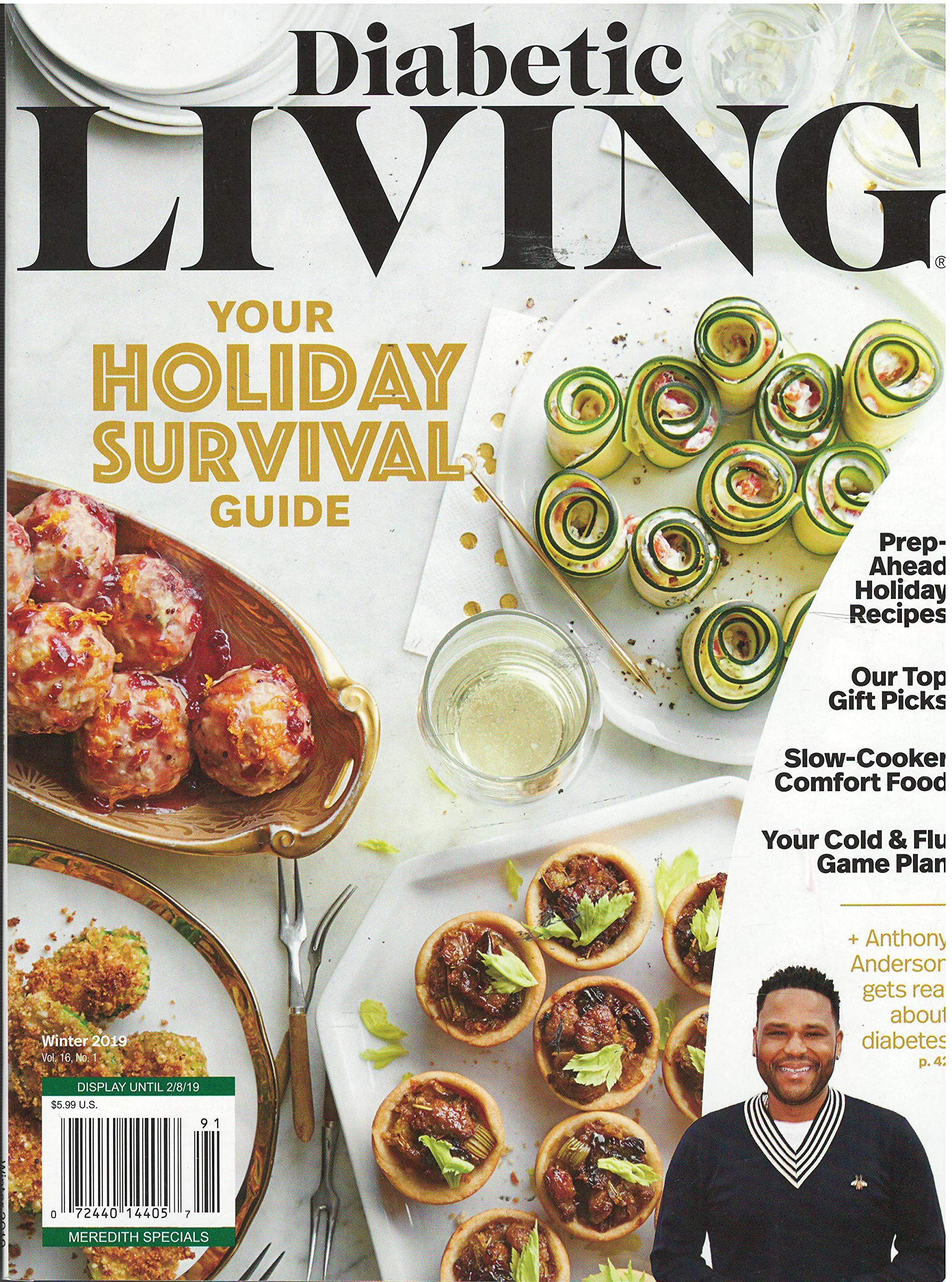 Diabetic Living Magazine Winter 2019: Various: Amazon.com: Books