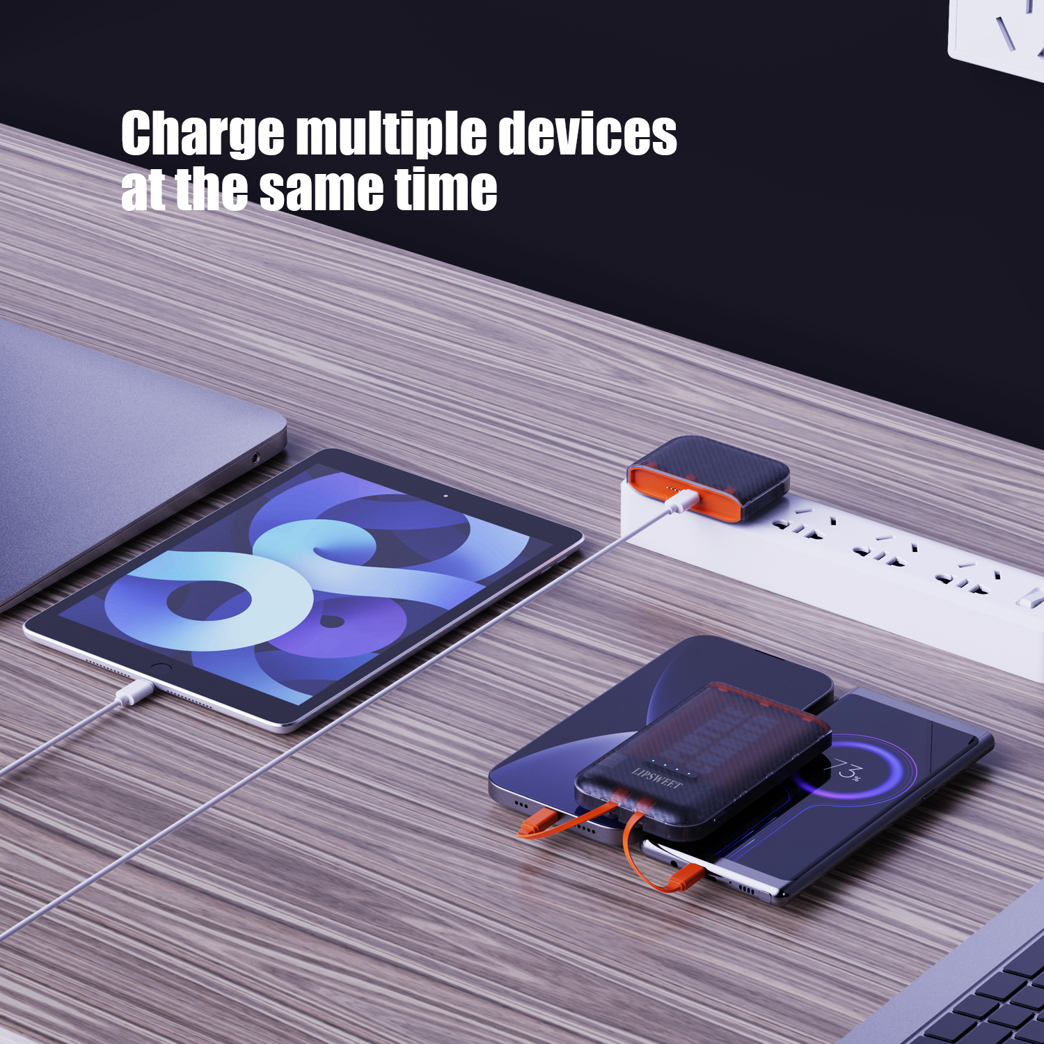 Watch 20W fast charge power bank with cable on Amazon Live