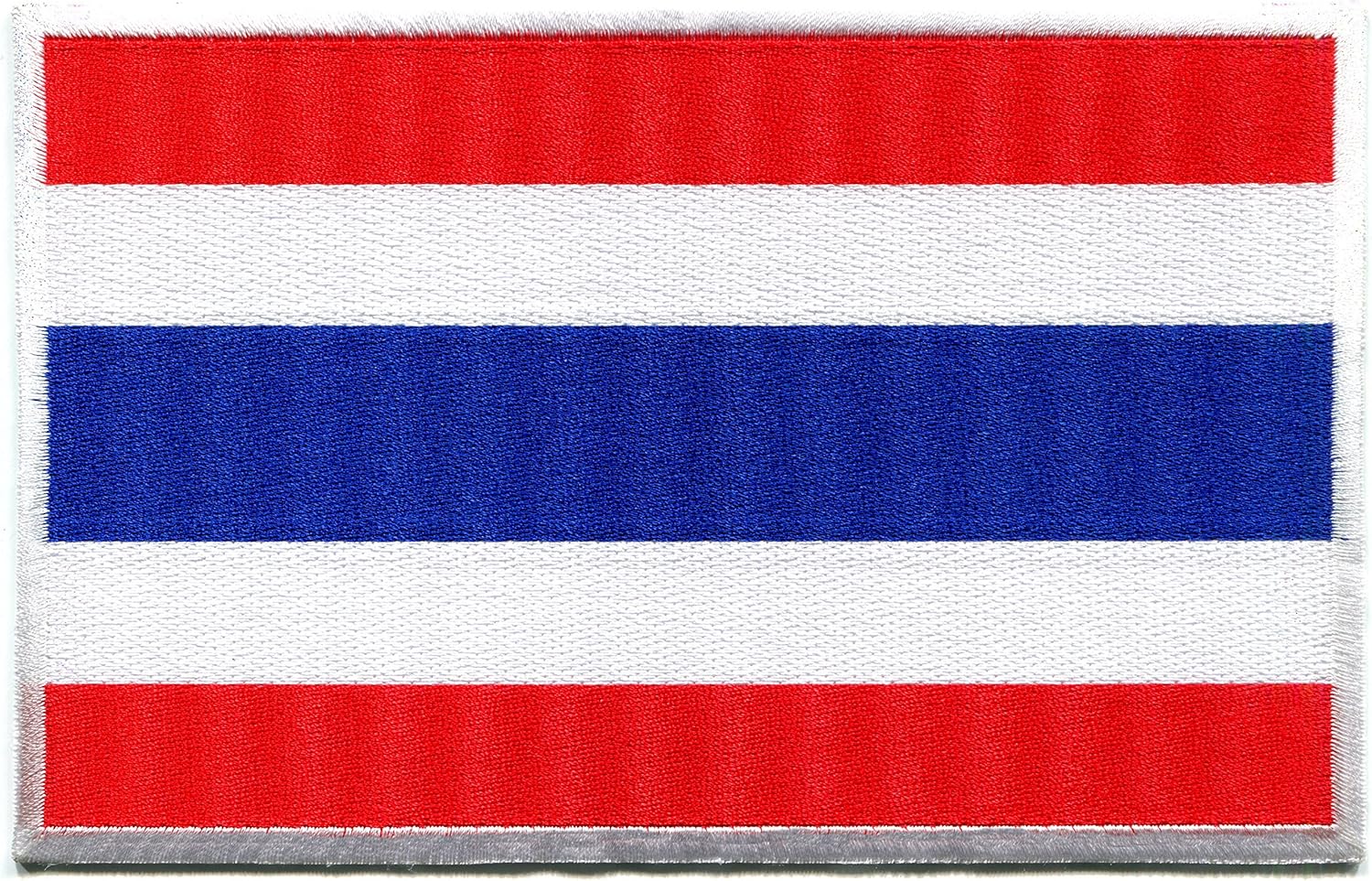 Amazon.com: Flag of Thailand Thai Embroidered Applique Iron-on Patch ...