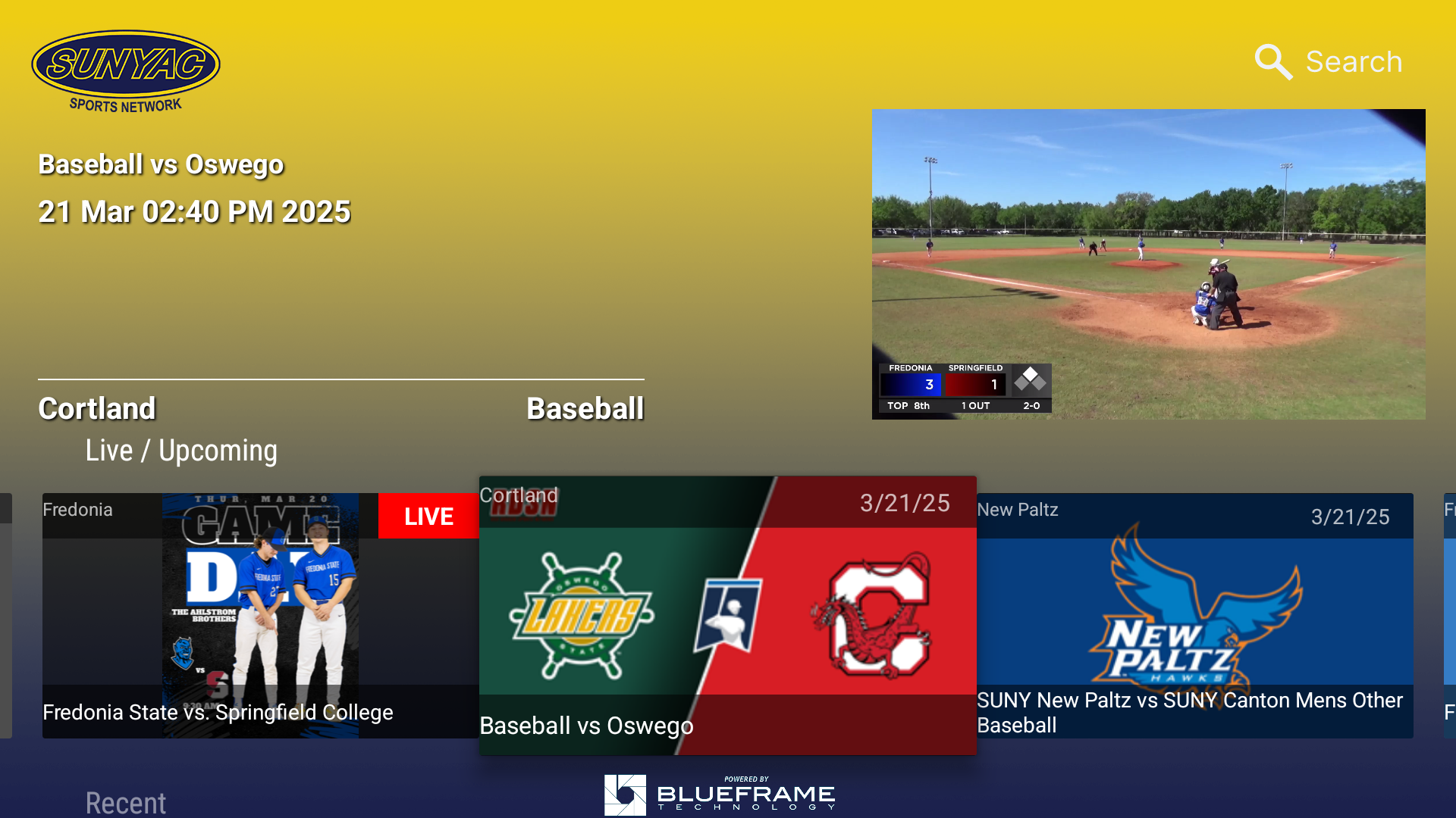 SUNYAC Sports Network - App on Amazon Appstore