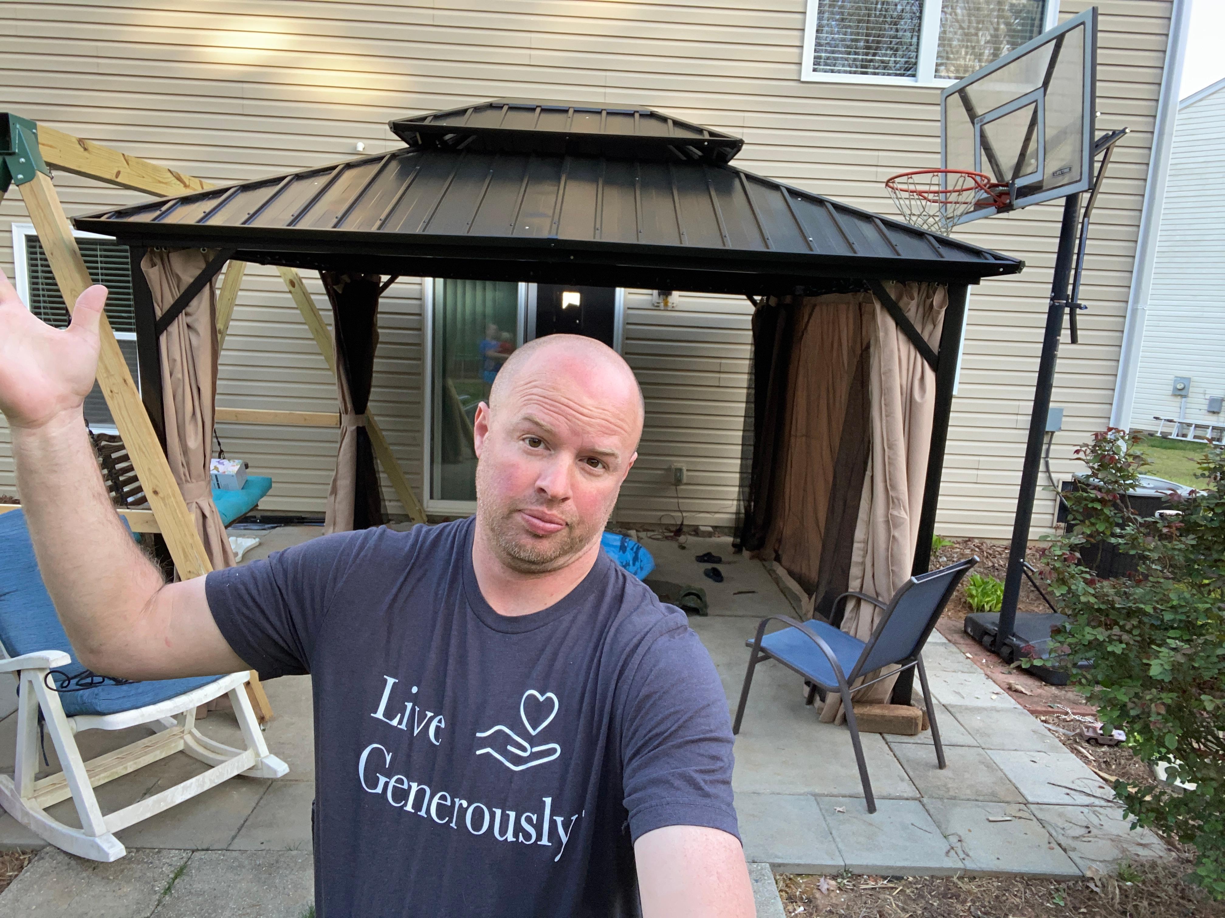 Watch Tips on how to make this gazebo work for you on Amazon Live