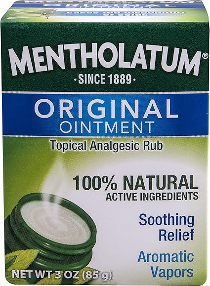 Amazon.com: MENTHOLATUM OINTMENT JAR Size: 3 OZ : Health & Household