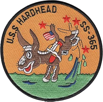 Amazon.com: SS-365 USS Hardhead Patch - Large: Clothing, Shoes & Jewelry