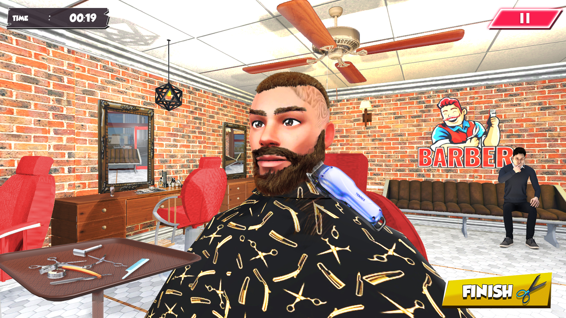Barber Shop Hair Tattoo Cut chop Game 3D - App on Amazon Appstore