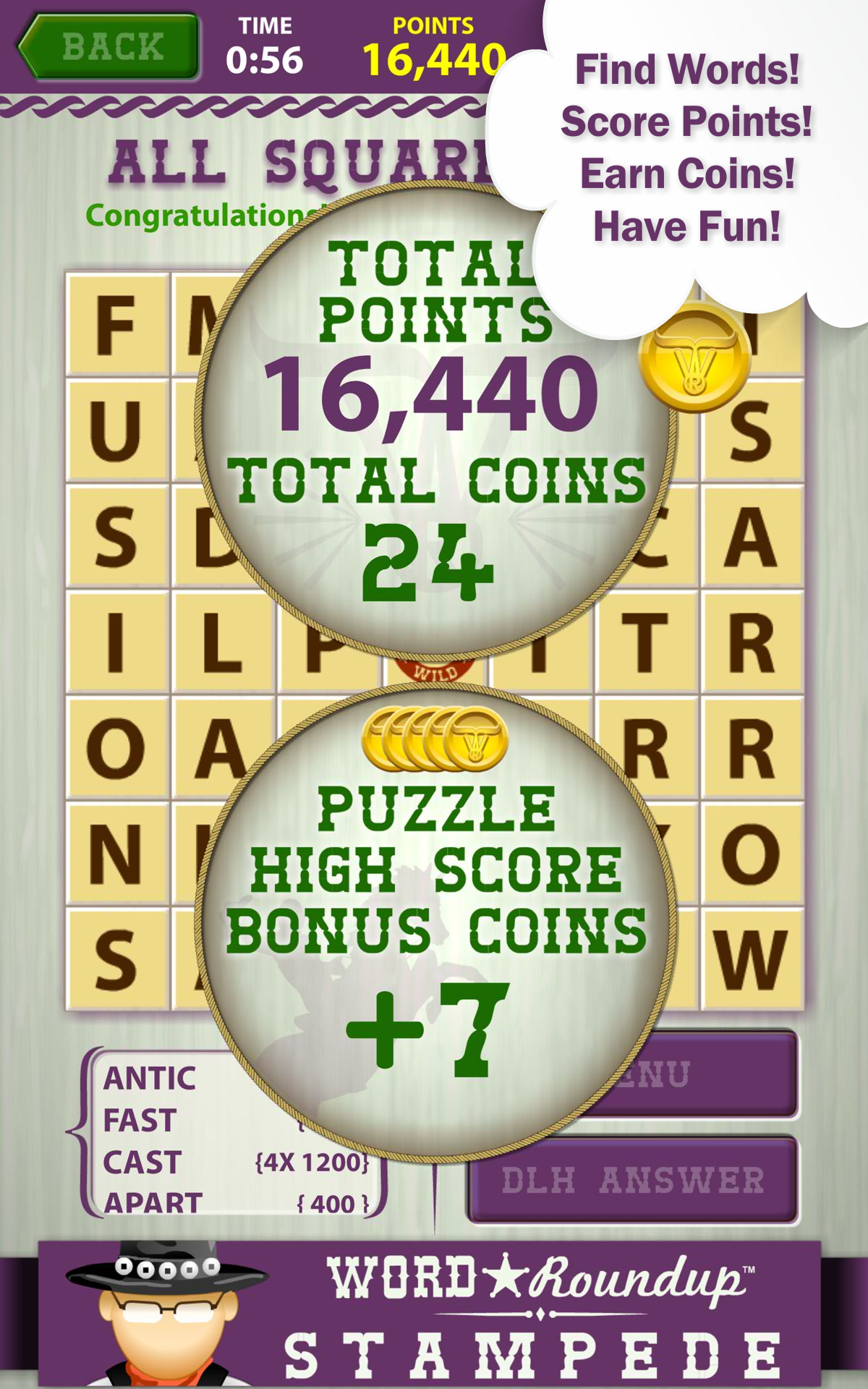 Word Roundup Stampede - Word Search - App on Amazon Appstore