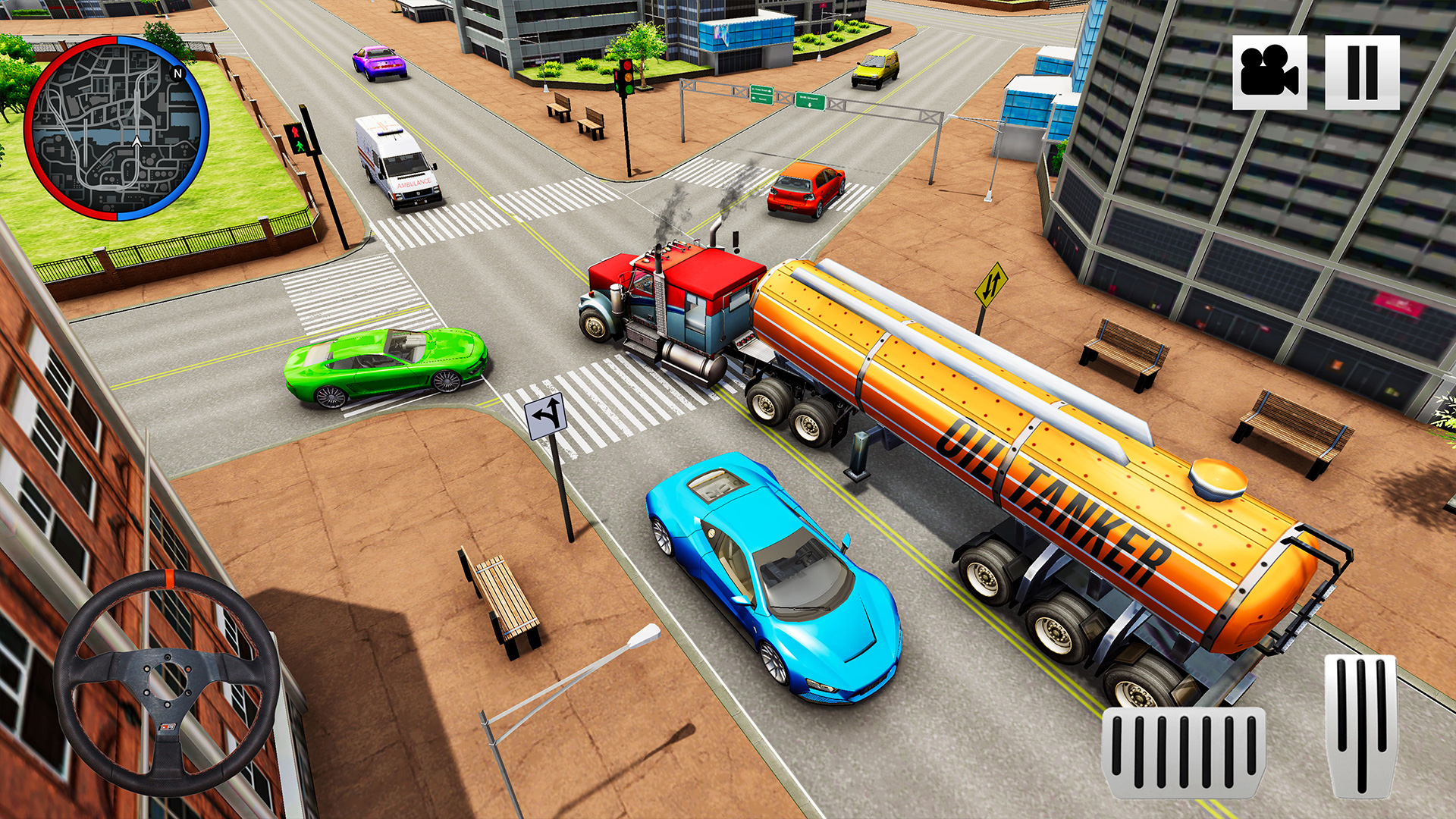 City Oil Tanker: Fuel Tanker Truck Transport, Ultimate Cargo Truck ...