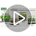 Amazon.com: Growell Hydroponics Growing System Kit, 16 Pods Indoor Garden with 28W Full Spectrum ...
