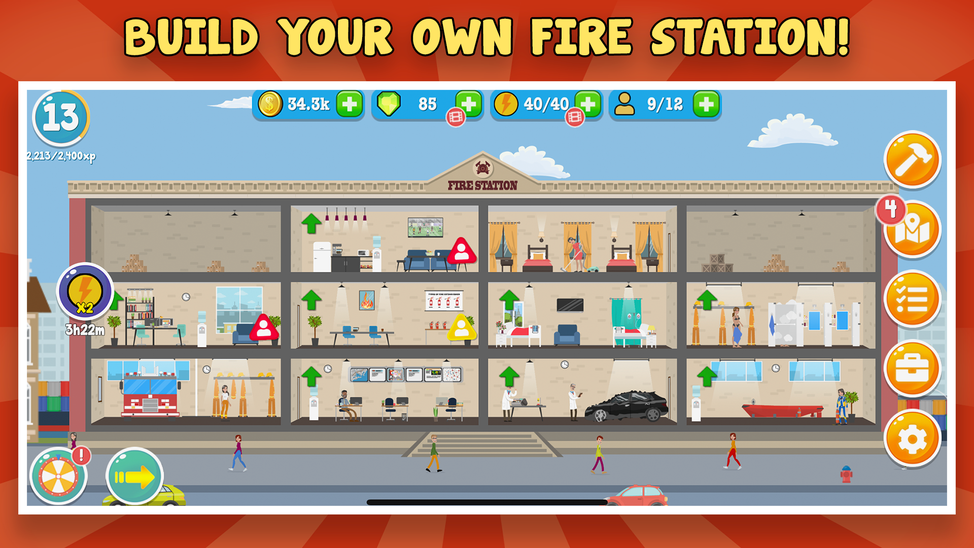 Fire Inc: Classic fire station tycoon builder game - App on Amazon Appstore