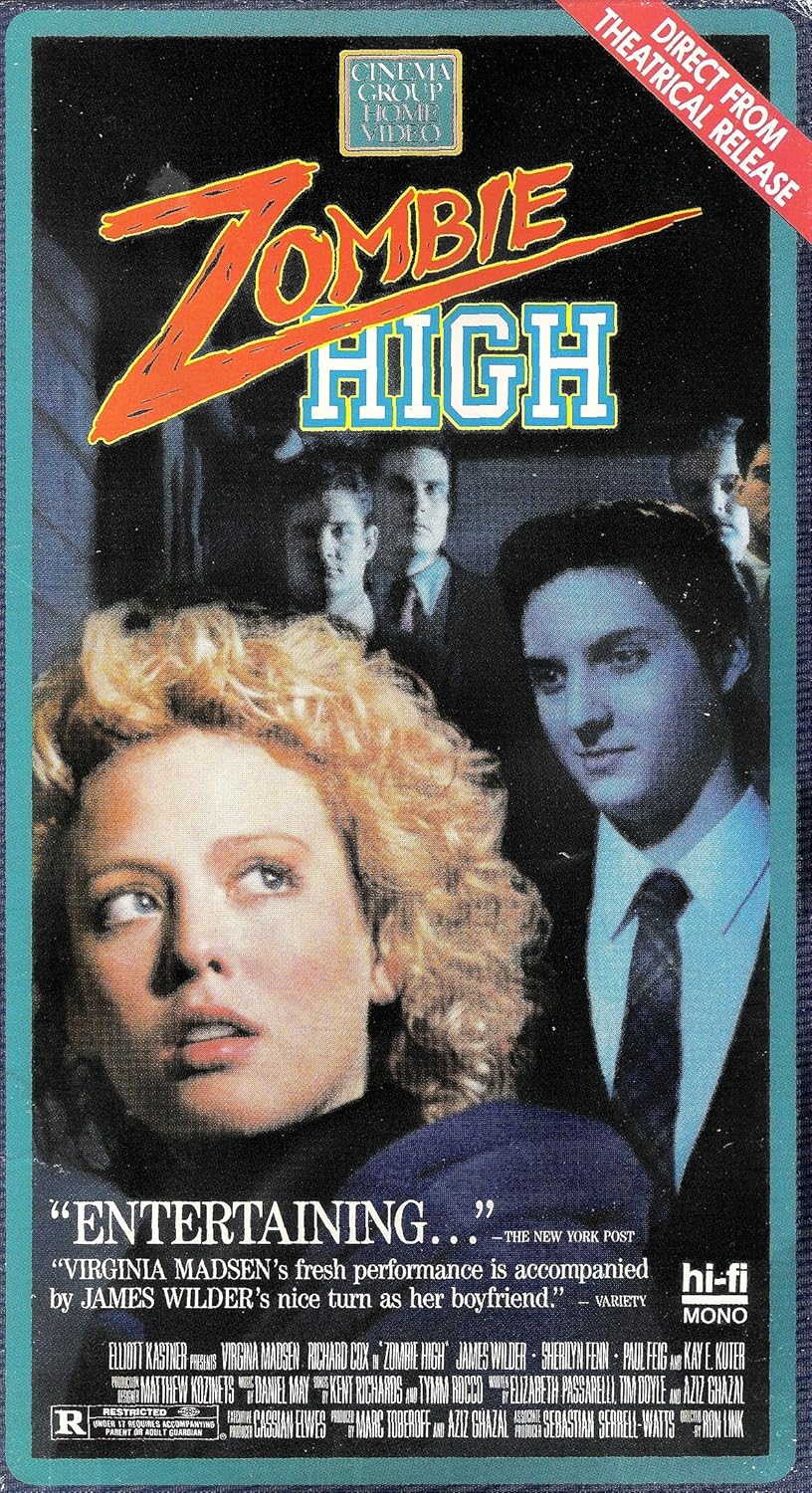 Amazon.com: Zombie High [VHS] : Virginia Madsen, Richard Cox, Kay E ...