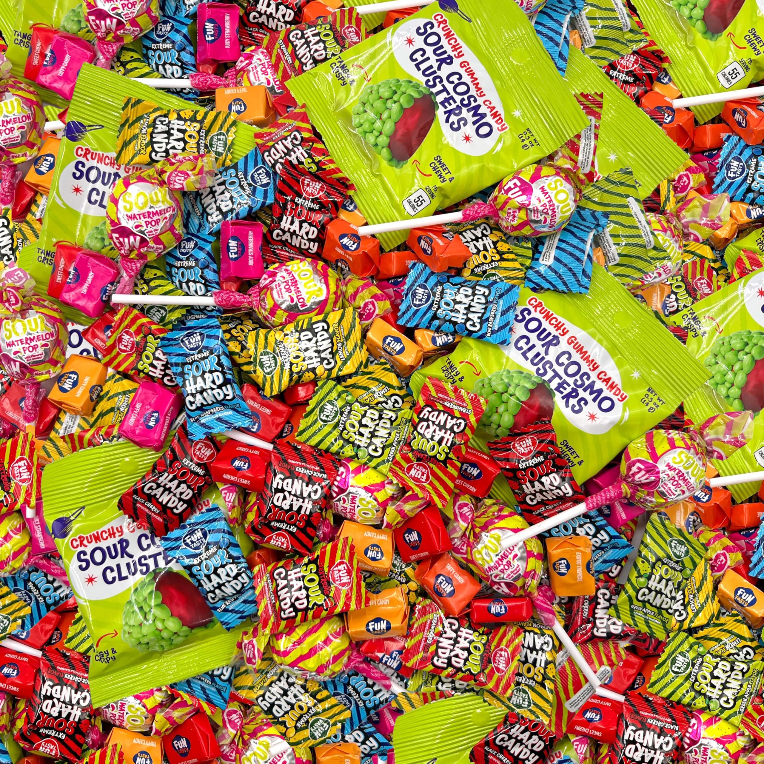 Amazon.com : Funtasty Sour Kiddie Candy Mix - 3 Pound Variety Pack ...