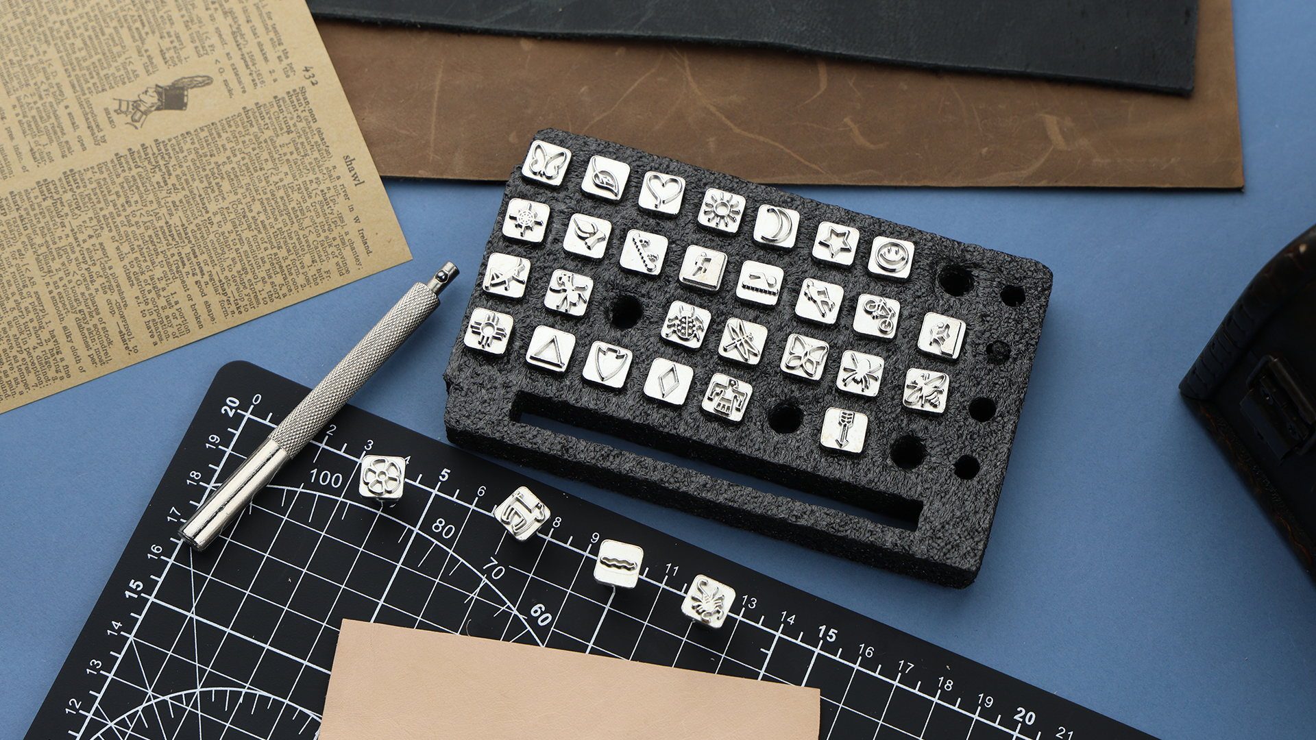 Watch 33 PCS Leather Stamping Tool Set on Amazon Live