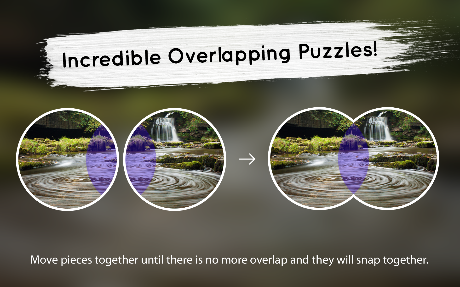 Venn Waterfalls: Overlapping Jigsaw Puzzles - App on Amazon Appstore
