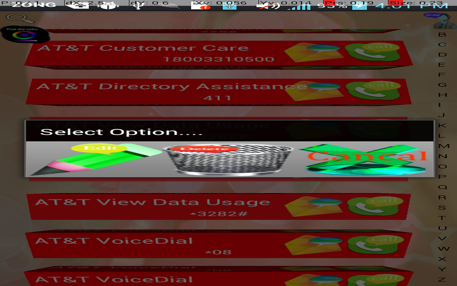 3D Contacts List: app su Amazon Appstore