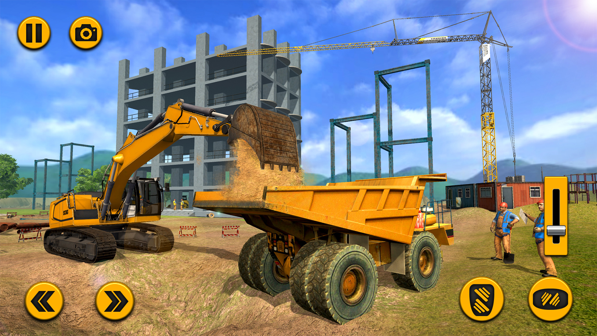 Aplicación City Construction Simulator 3D - Heavy Sand Excavator Road ...